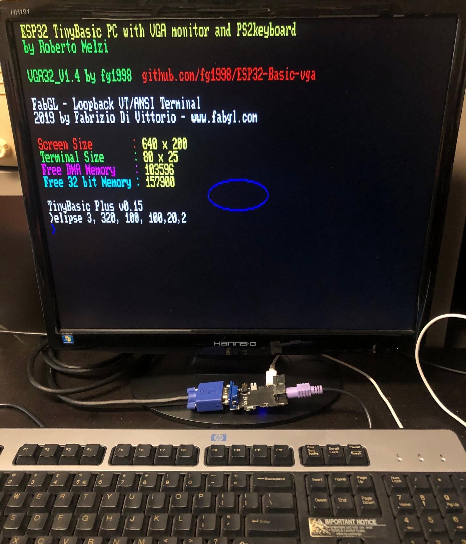 ESP32 Basic PC With VGA Output : 7 Steps - Instructables