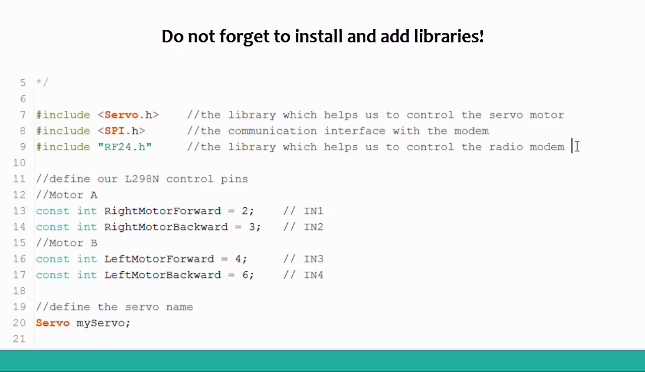 Arduino - Remote Controlled Tank With WiFi Camera (nRF24L+ / RC ...