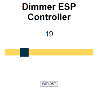 Arduino AC Power Dimmer. WiFi ESP8266/ESP32. Web User Interface : 4 Steps - Instructables
