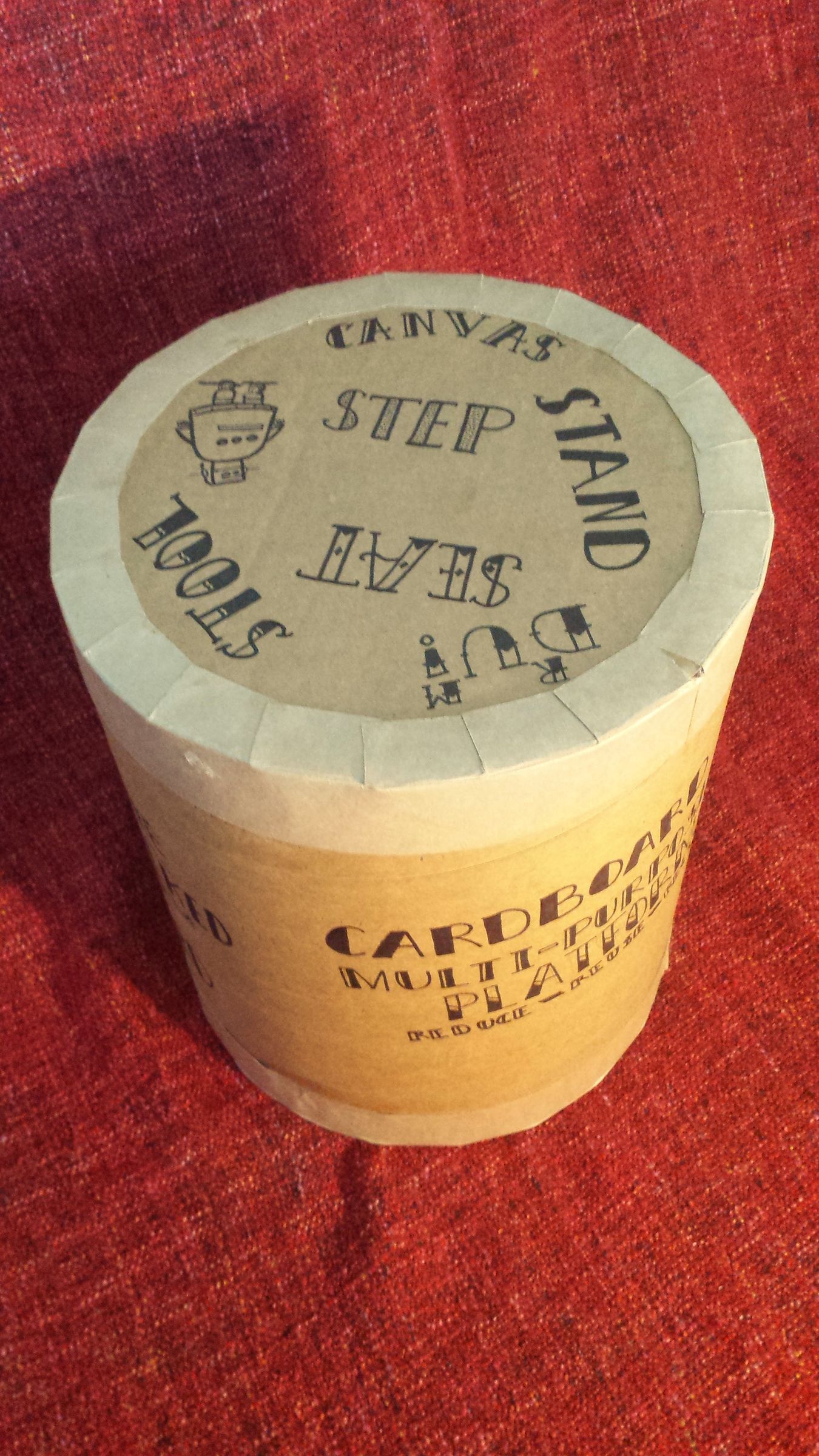 Multi-Purpose Cardboard Platform : 3 Steps - Instructables