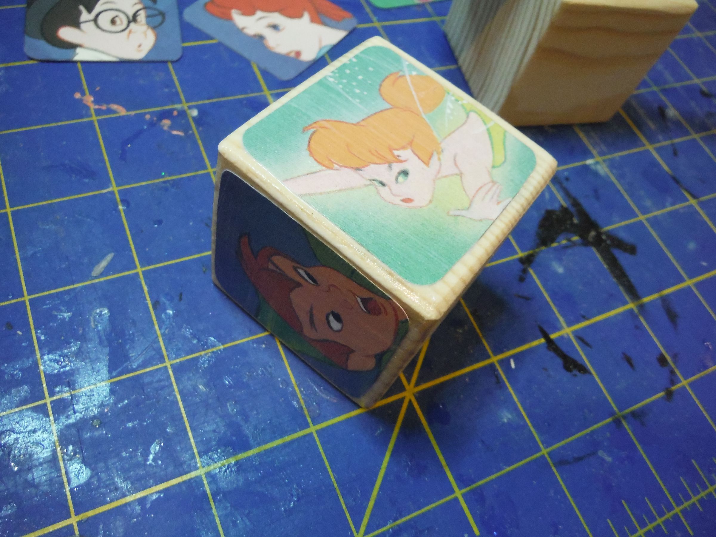 Bibliophile's Baby Gift: Wooden Story Book Blocks : 6 Steps (with ...