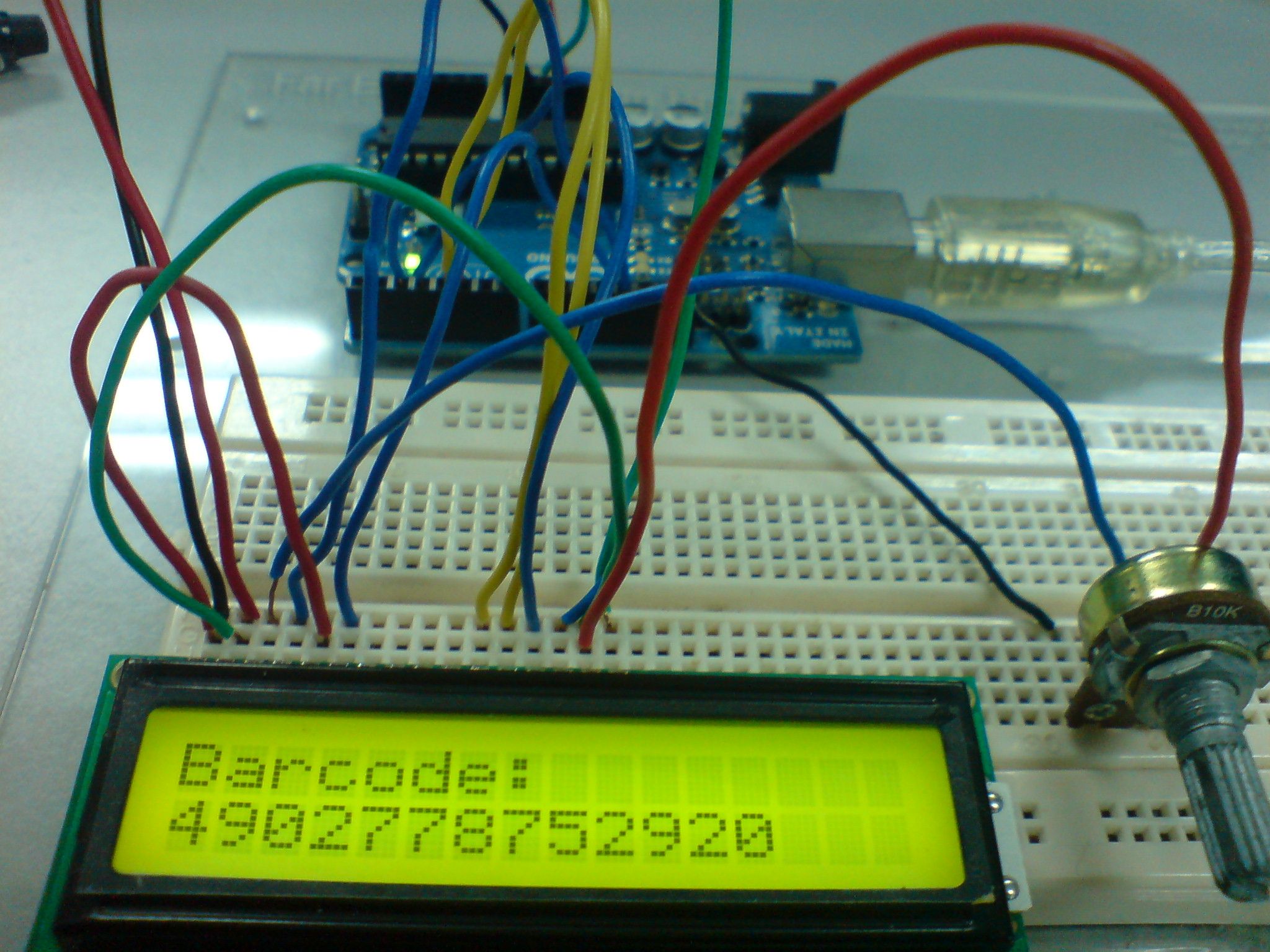 Barcode Reading Using Roborealm (Output on Arduino LCD) : 3 Steps ...