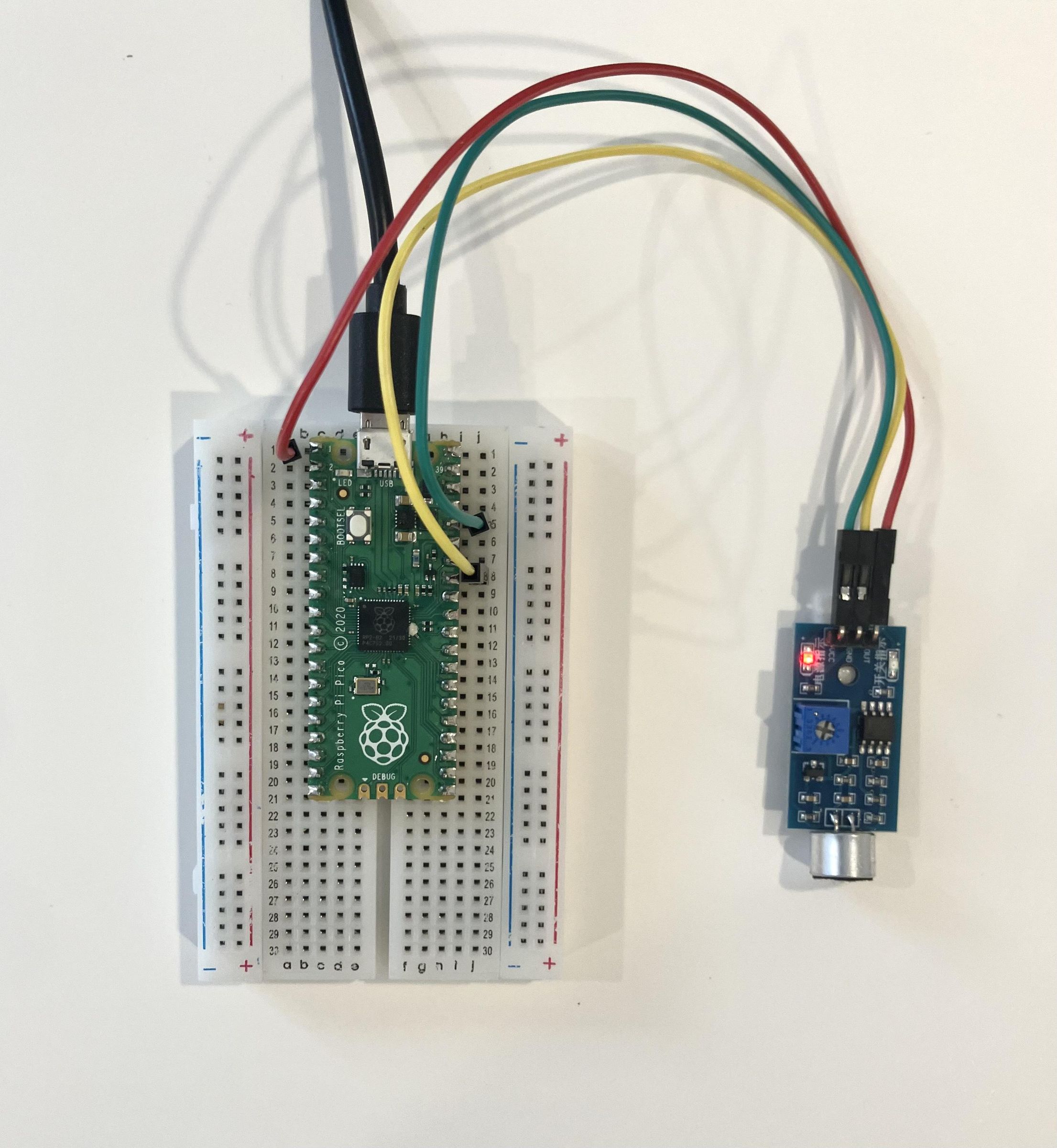 Sound Sensitive LED Lights Using Raspberry Pi Pico : 6 Steps ...