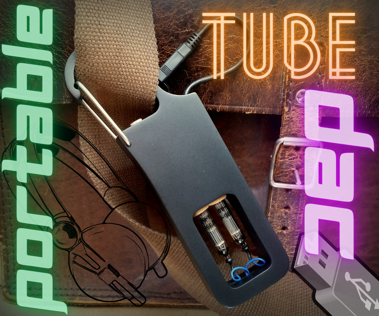 Clip-on Portable Sub-mini Tube DAC & Headphone Amplifier : 10 Steps ...