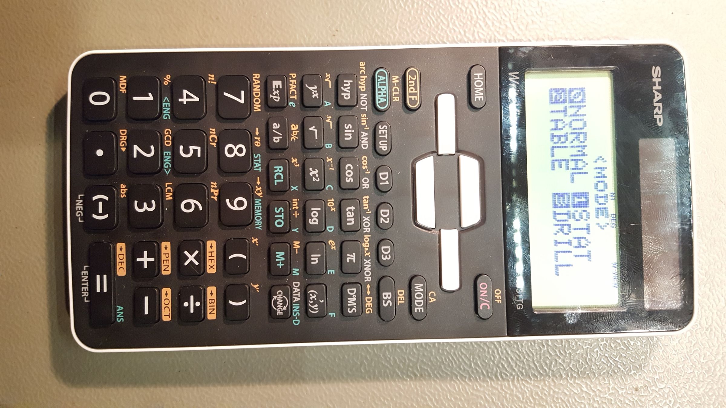 Sharp Calculator Hack : 6 Steps (with Pictures) - Instructables