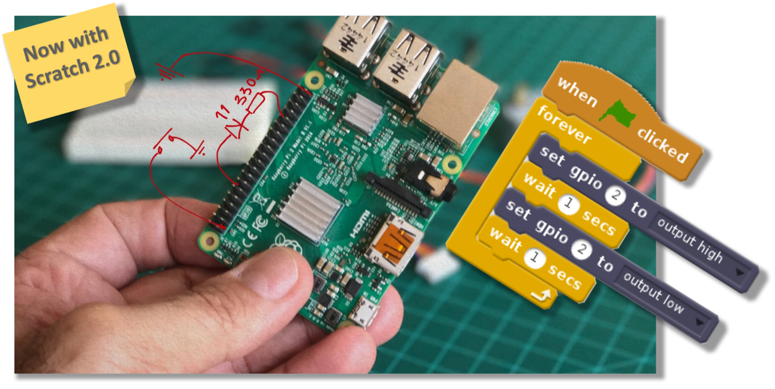 Physical Computing - Scratch 2.0 for Raspberry Pi : 9 Steps (with Pictures) - Instructables