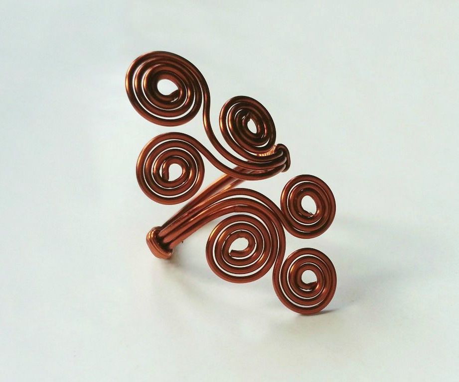 DIY 6-Swirls Wire Ring : 6 Steps (with Pictures) - Instructables