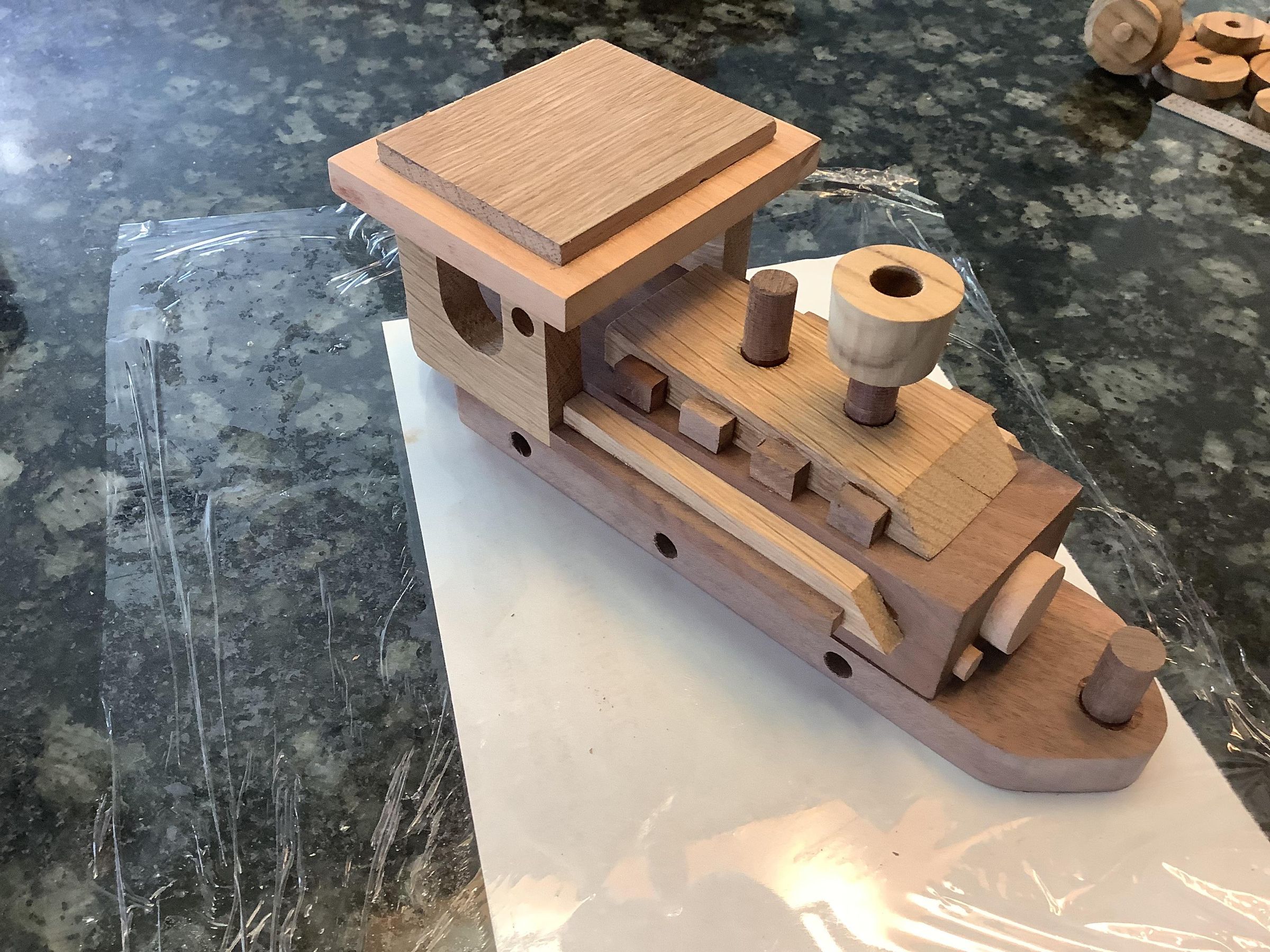 Miniature Wooden Train - 7 Car Set : 10 Steps (with Pictures ...