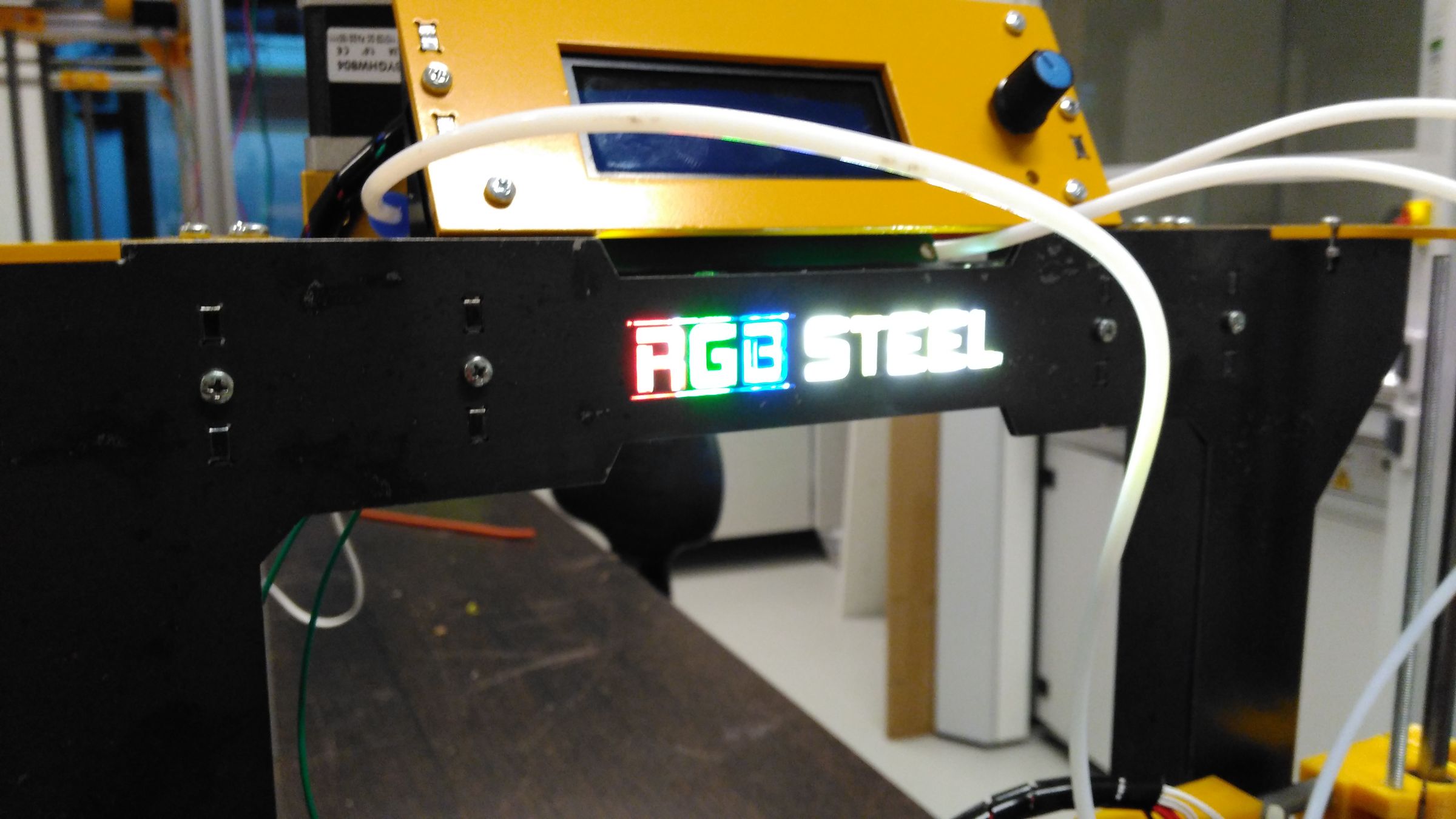 RGB STEEL - Low Cost, Steel Frame, Color Mixing 3D Printer : 19 Steps ...