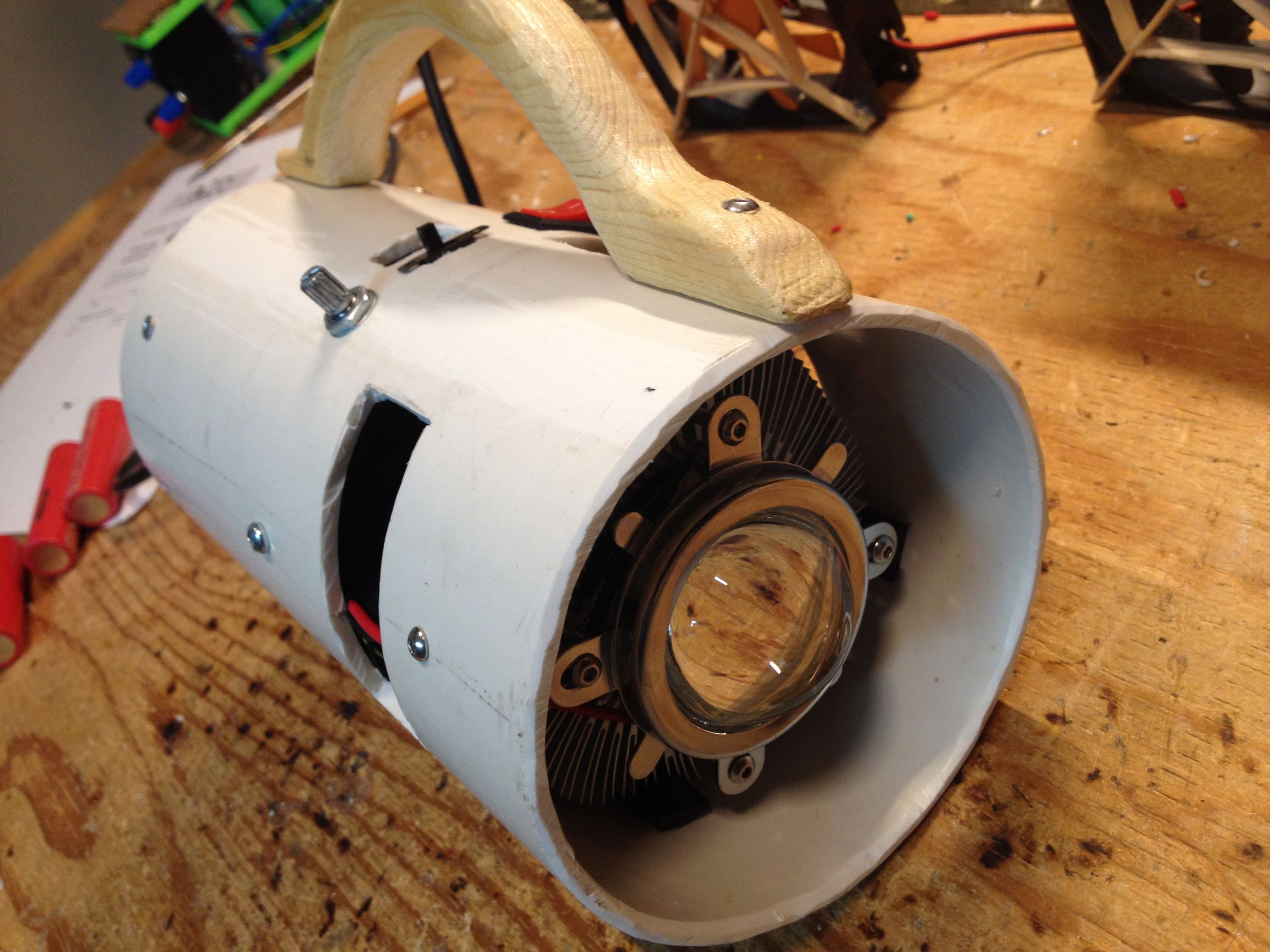 100W LED Flashlight in a PVC Pipe : 8 Steps (with Pictures) - Instructables