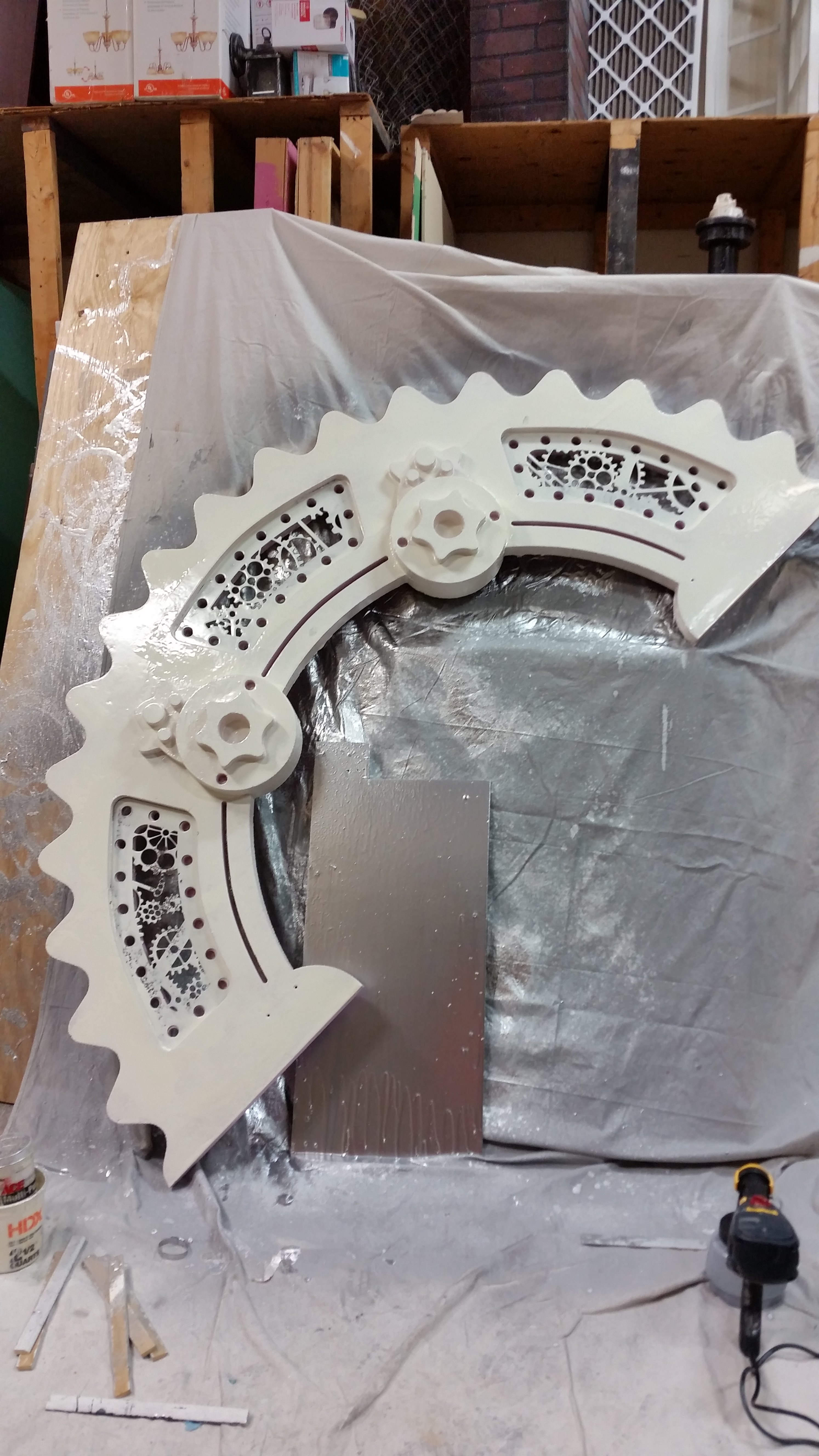 The Packard Chandelier - I Made It at TECHSHOP! : 11 Steps (with ...