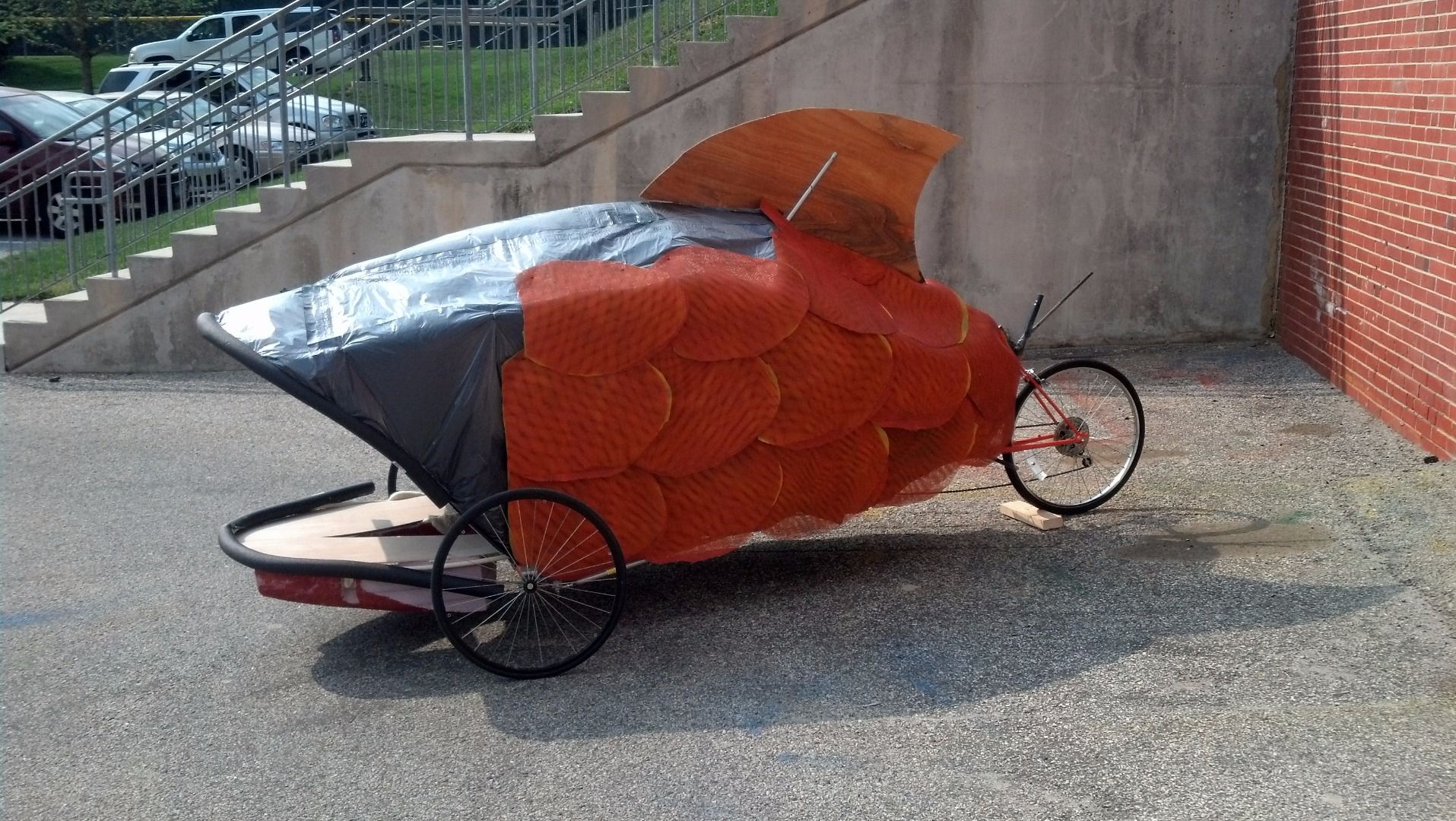 Three Wheel Bike Kinetic Sculpture : 12 Steps (with Pictures ...