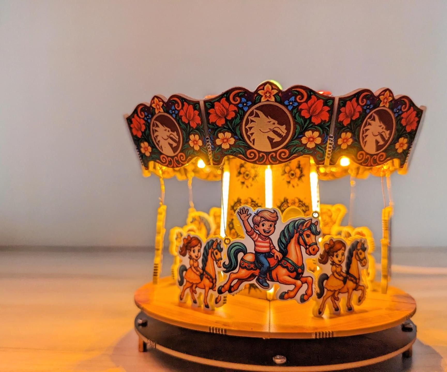 Colorful Carousel Made Entirely With PCBs : 4 Steps (with Pictures ...