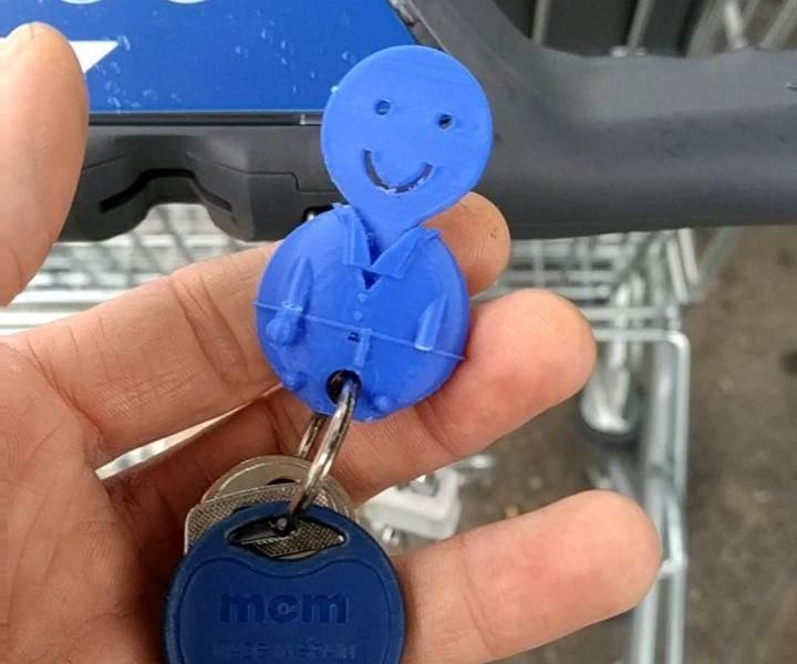 Magnetic Shopping Cart Token : 3 Steps - Instructables