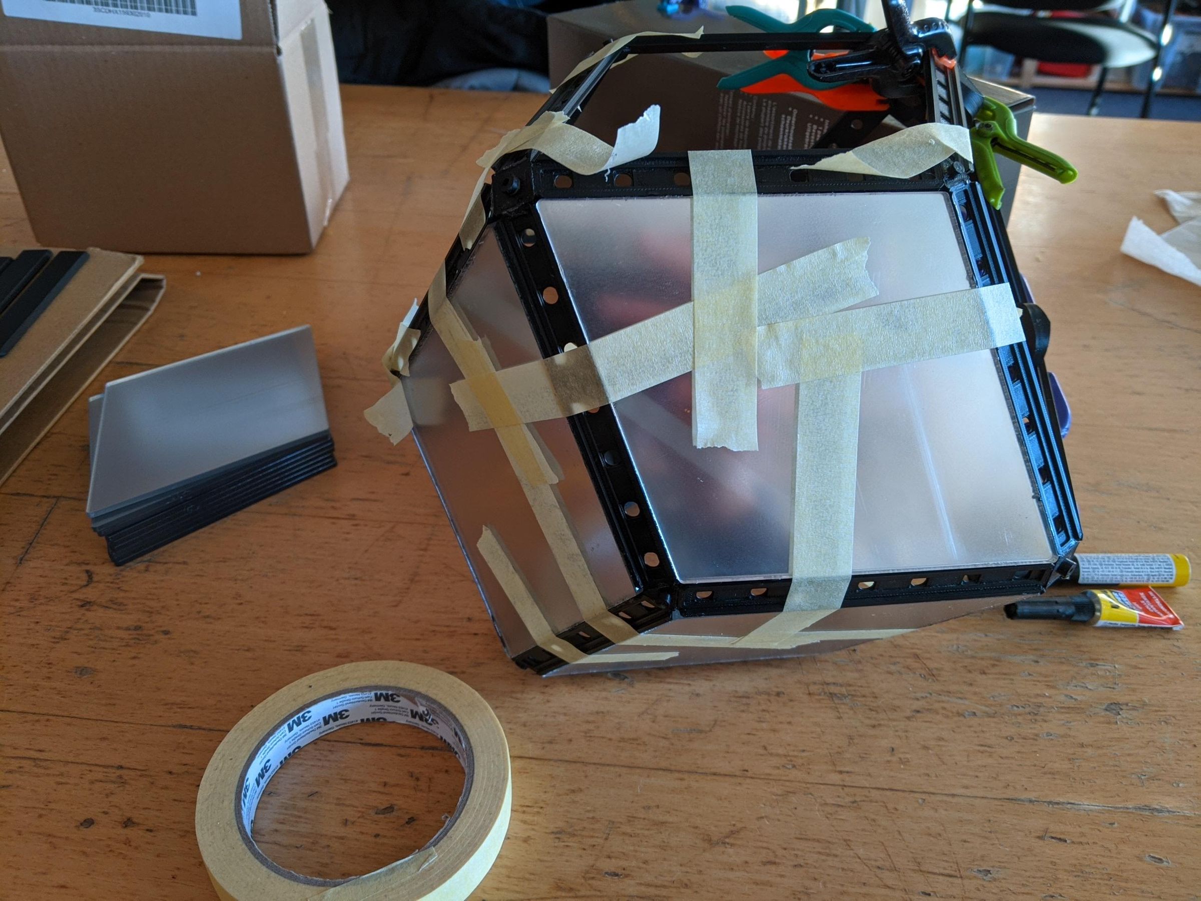 Rhombic Dodecahedron Infinity Lamp : 11 Steps (with Pictures ...