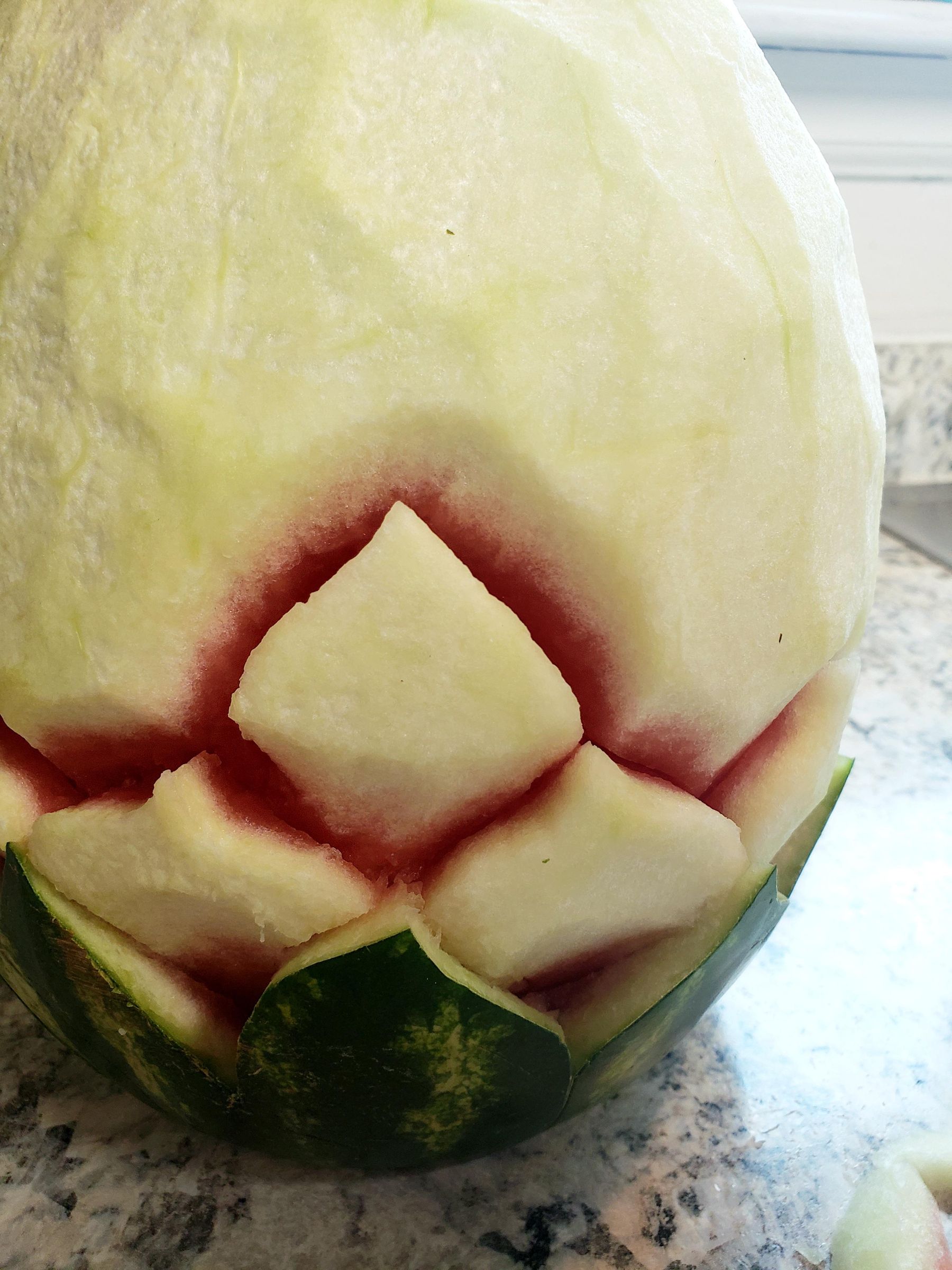 Watermelon Lotus Flower Carving! : 17 Steps (with Pictures) - Instructables