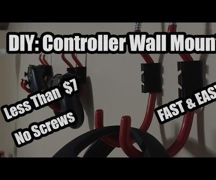 DIY: Controller Wall Mounts (UNDER $7.00) - Damage Free : 3 Steps ...