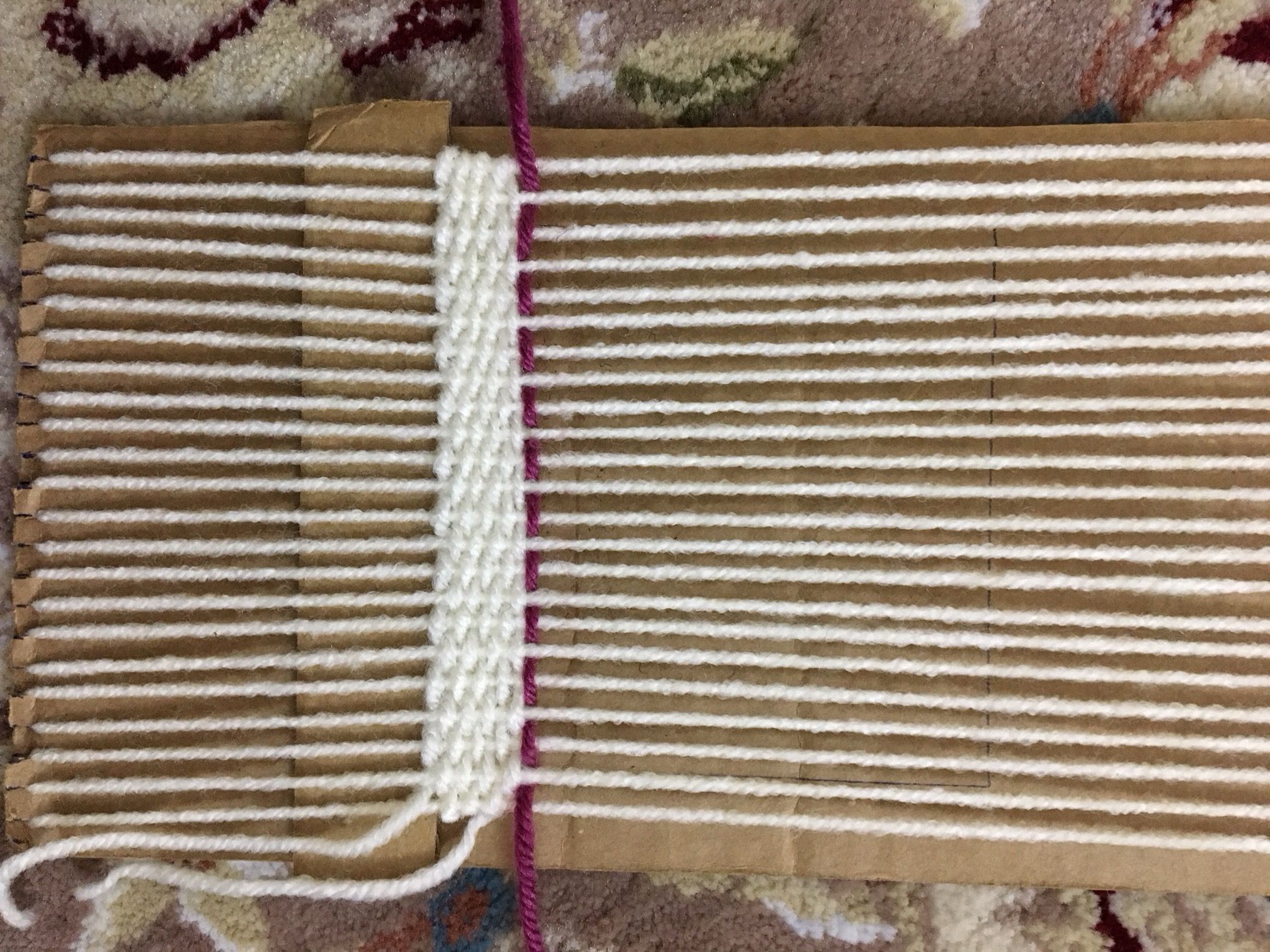 Woven Coasters Using Cardboard As a Loom : 8 Steps (with Pictures ...