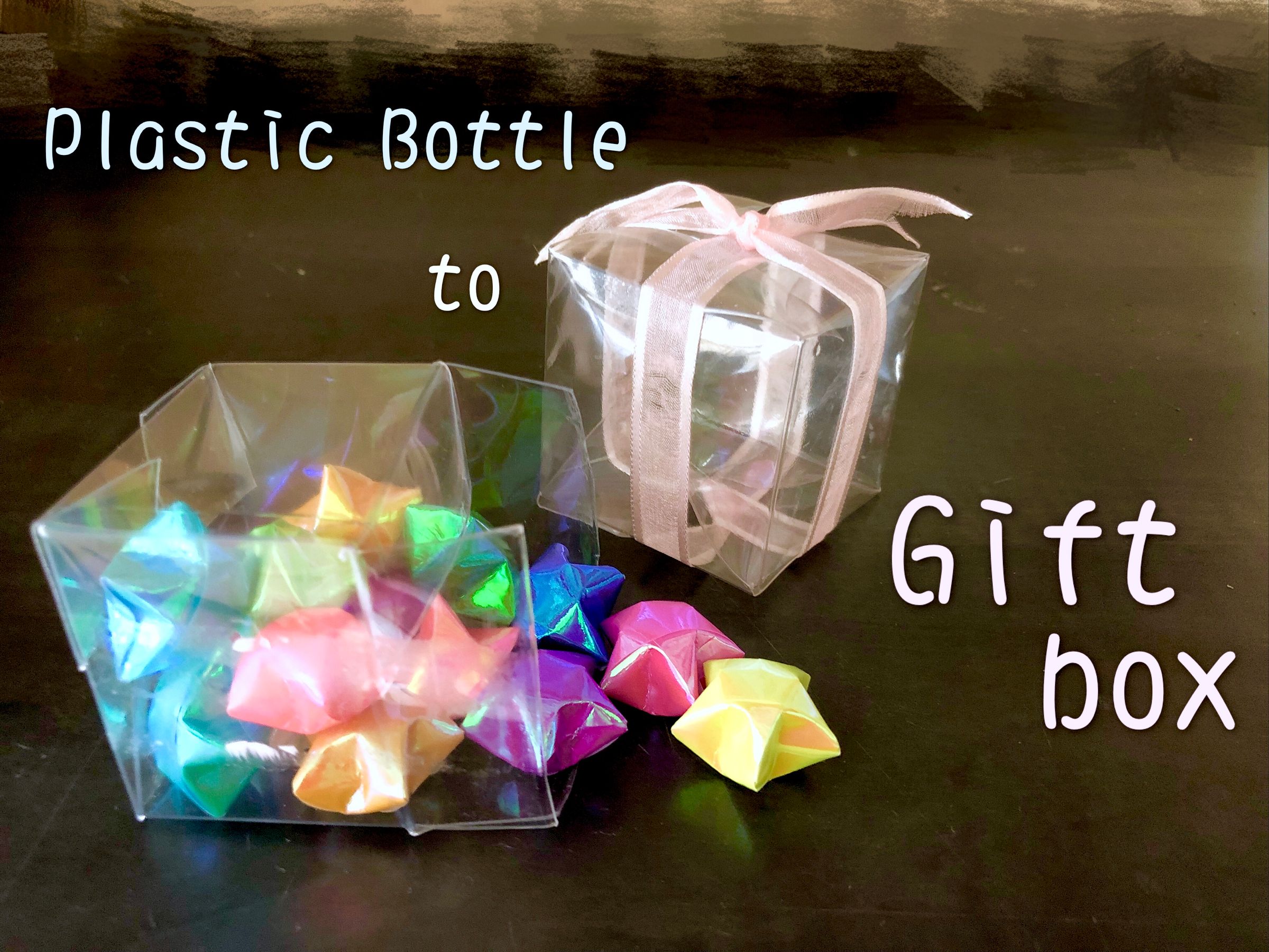 Easy Gift Box Out of a Water Bottle : 16 Steps (with Pictures ...