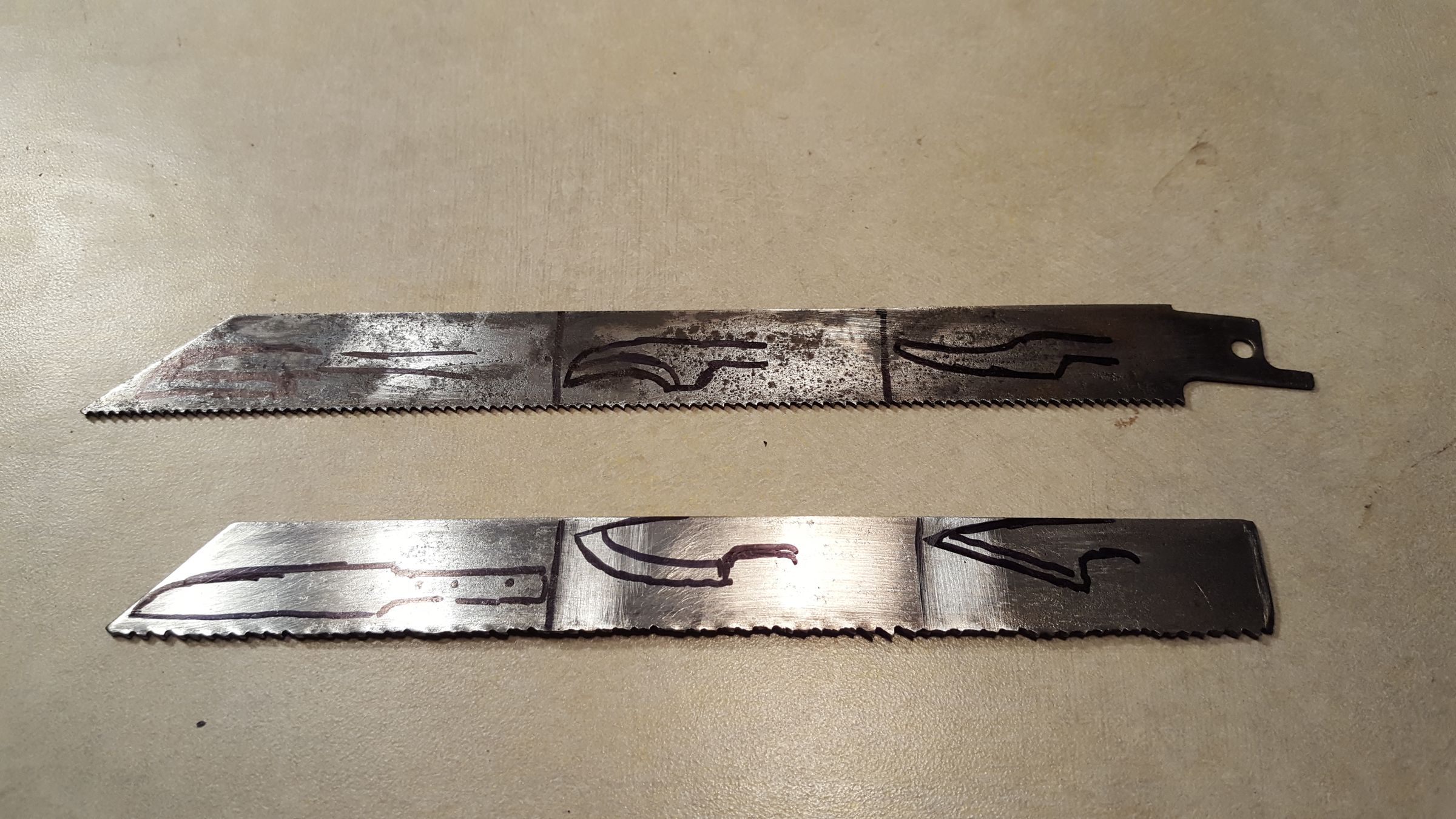 DIY Carving Knifes From Hacksaw Blades + Custom Box : 8 Steps (with ...