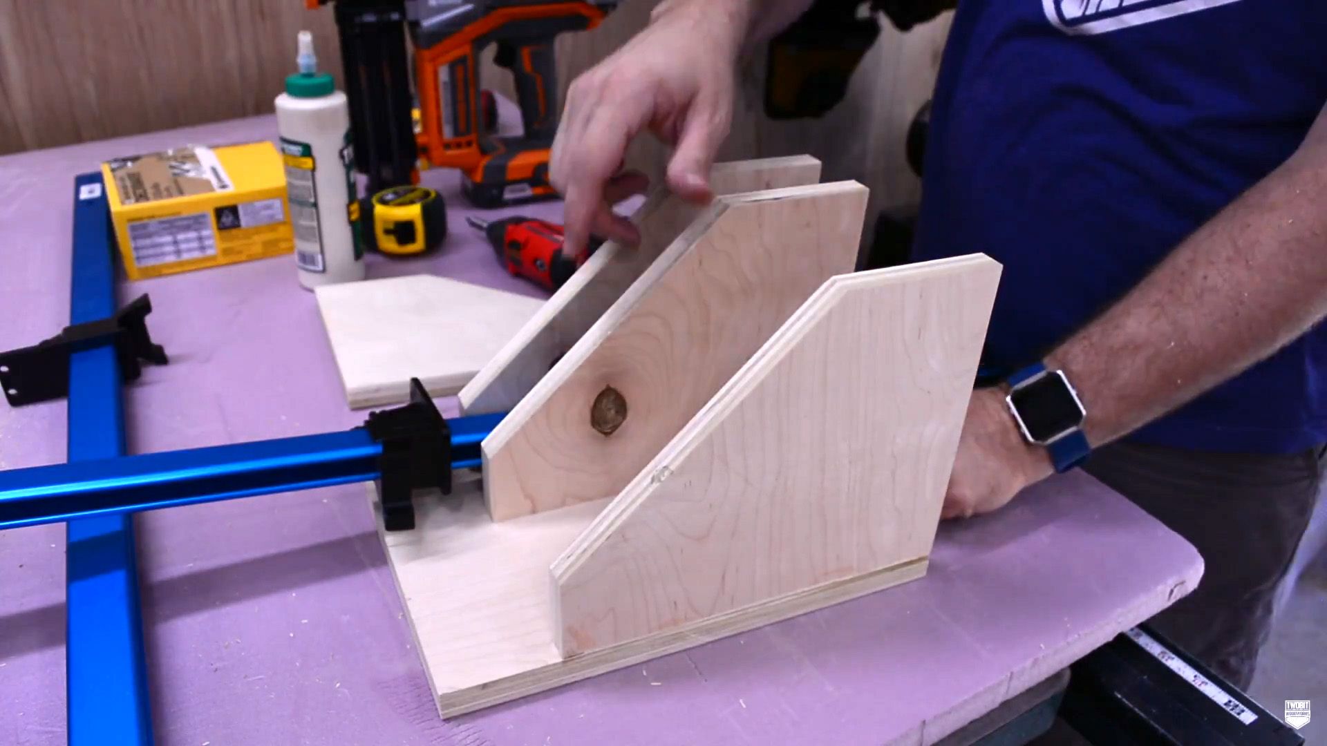 French Cleat Wall With Clamp Racks | How to Build - Woodworking : 28 ...