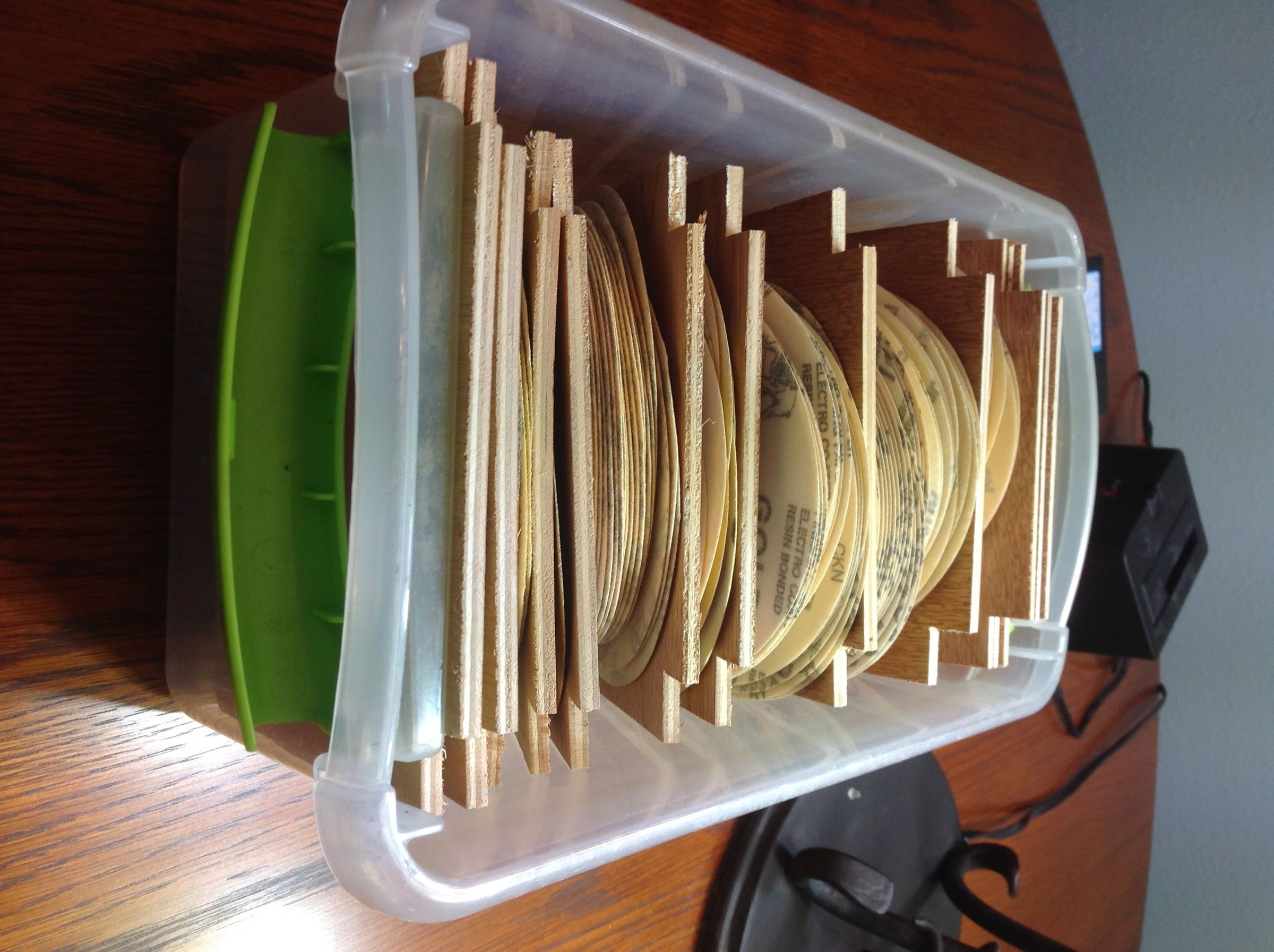 Simplified Sanding Disc Storage - Instructables