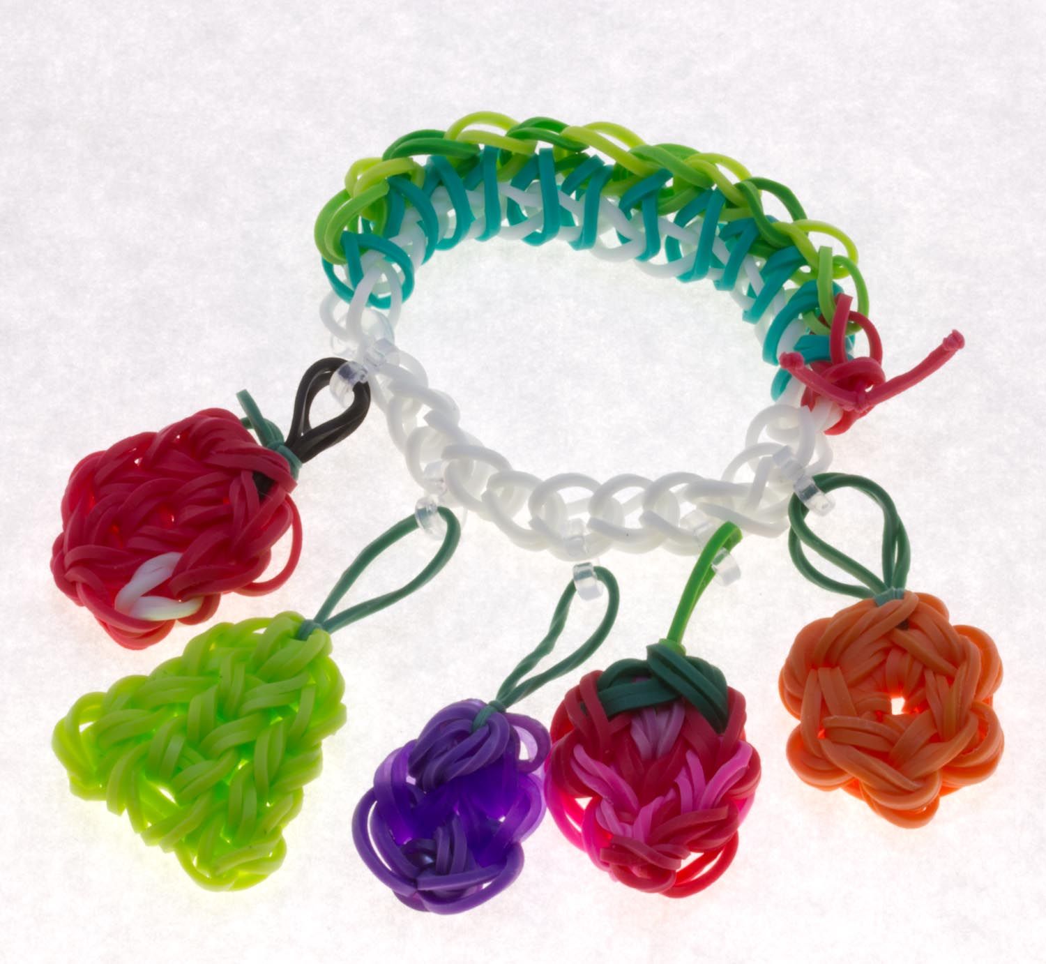 Rainbow Loom Double Rhombus