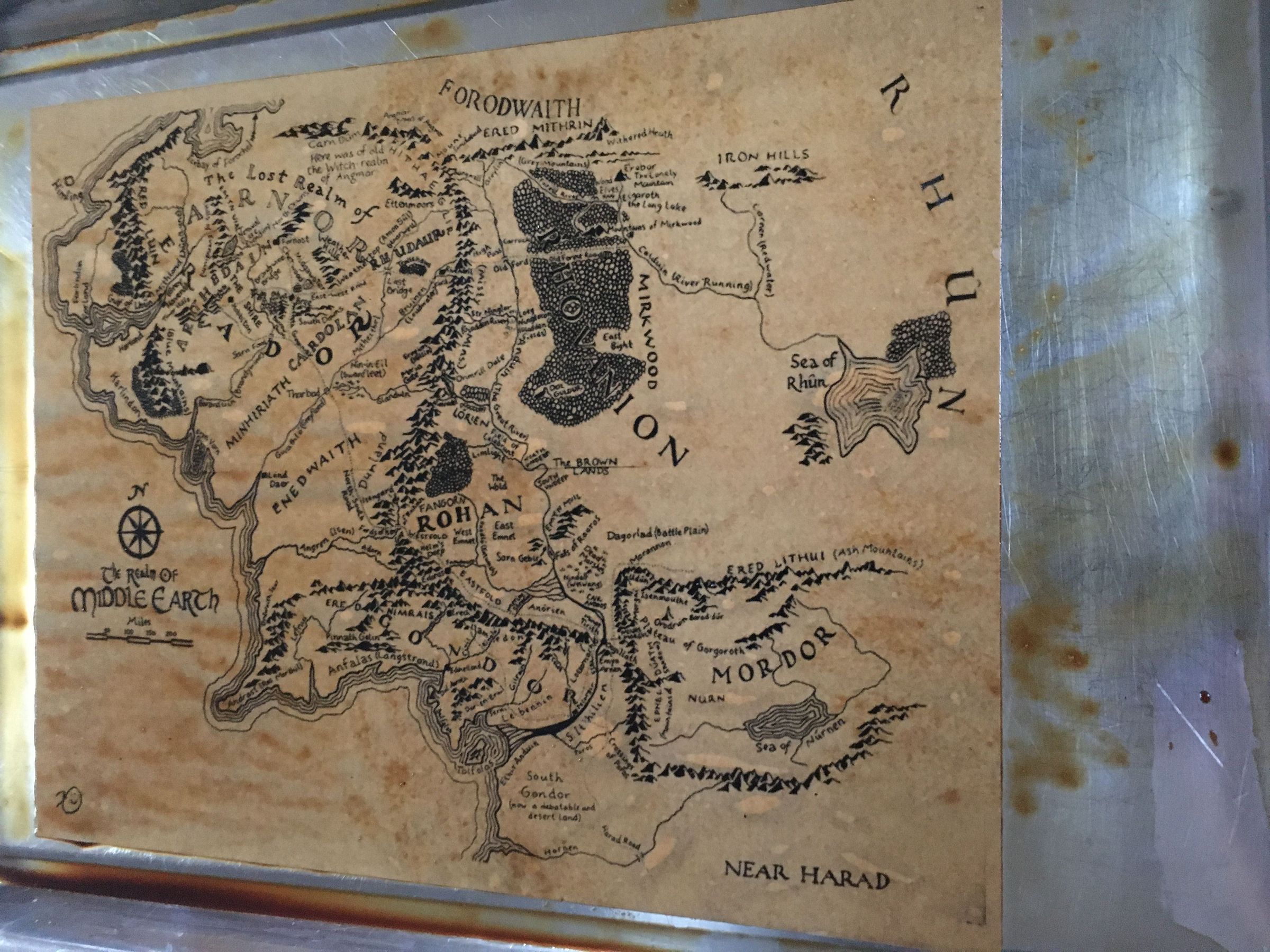 Coffee-Antiqued Map : 3 Steps (with Pictures) - Instructables