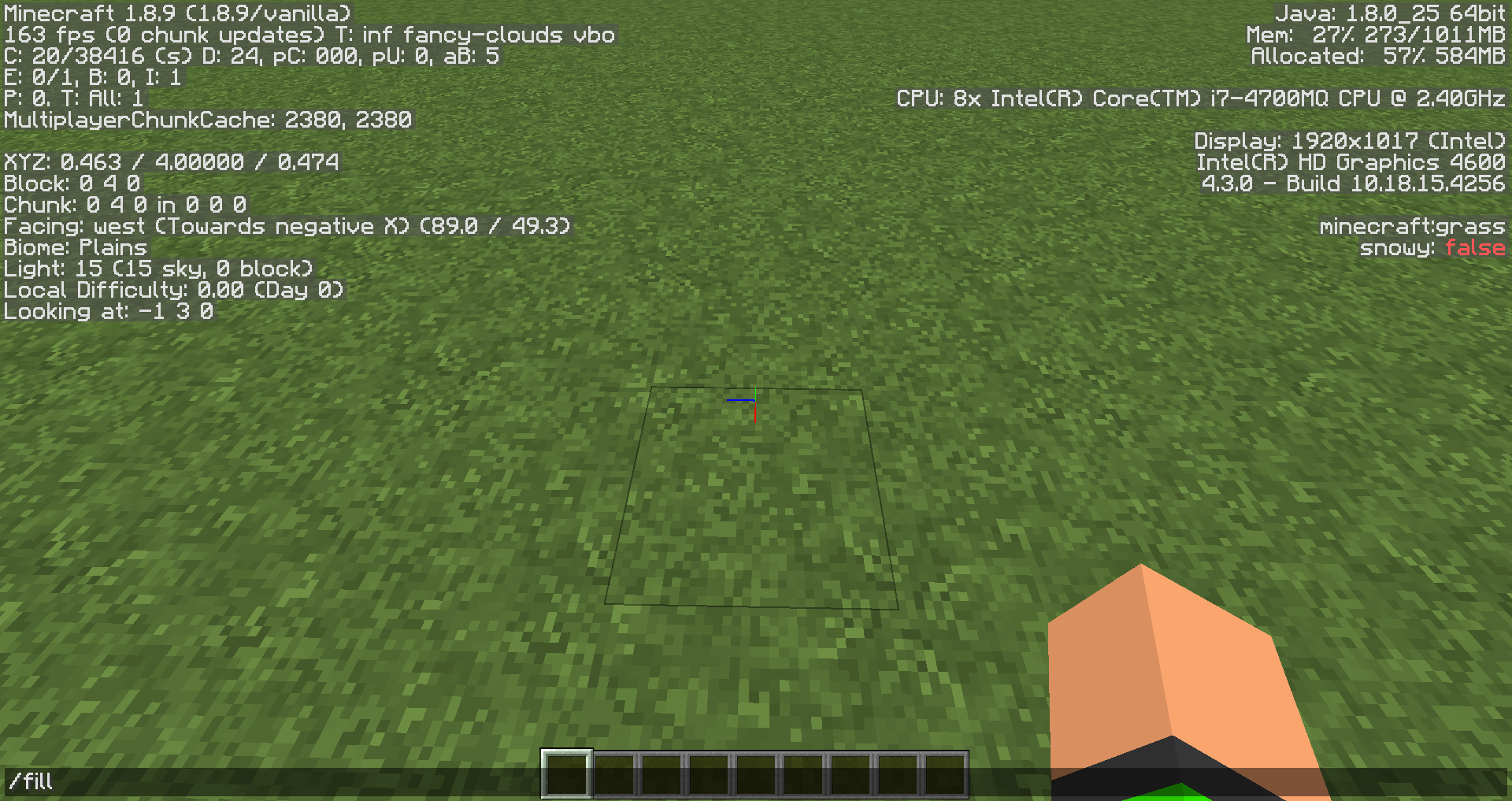 How to Use the /fill Command in Minecraft : 6 Steps - Instructables