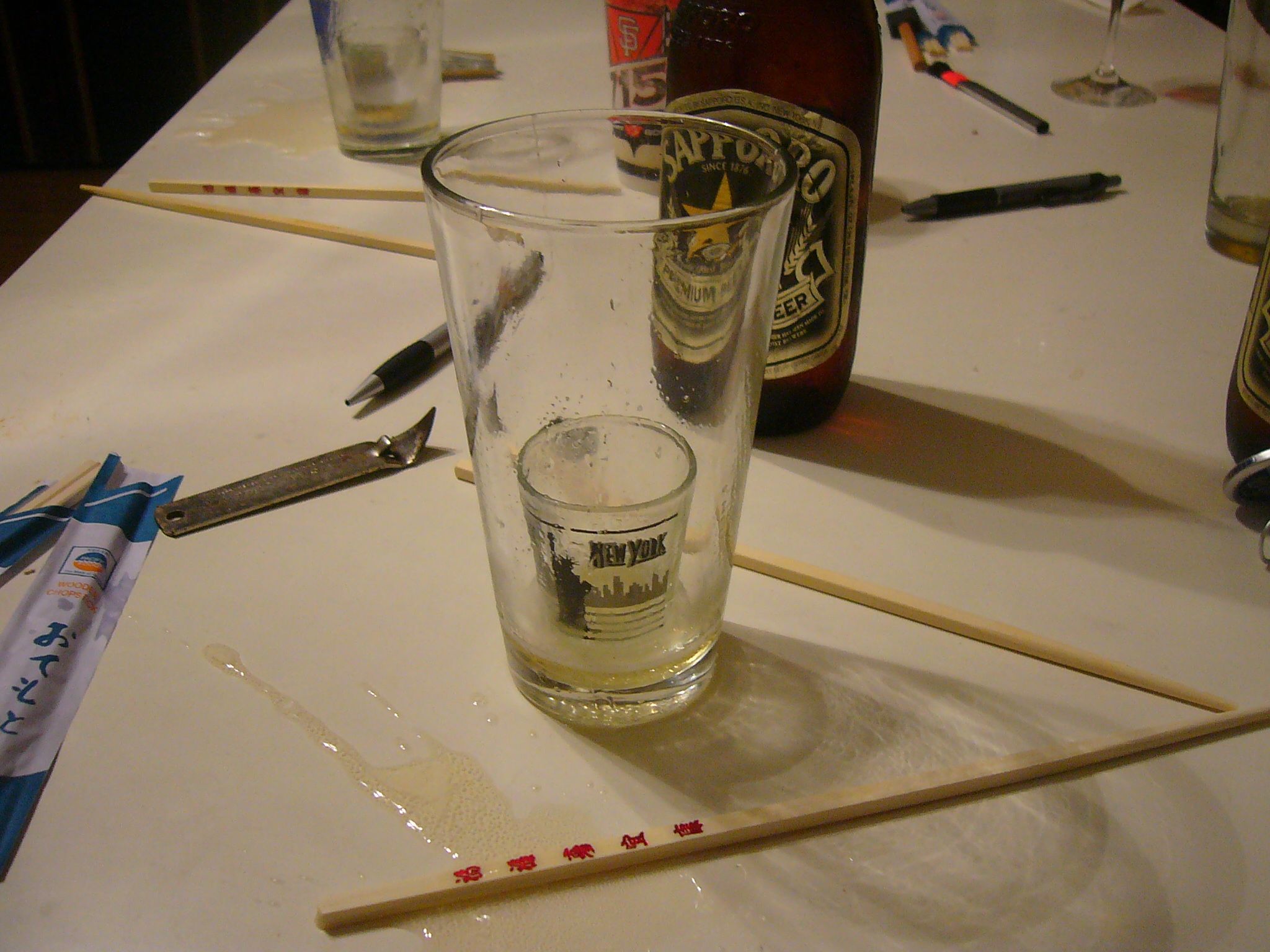 Sake Bomb Drink