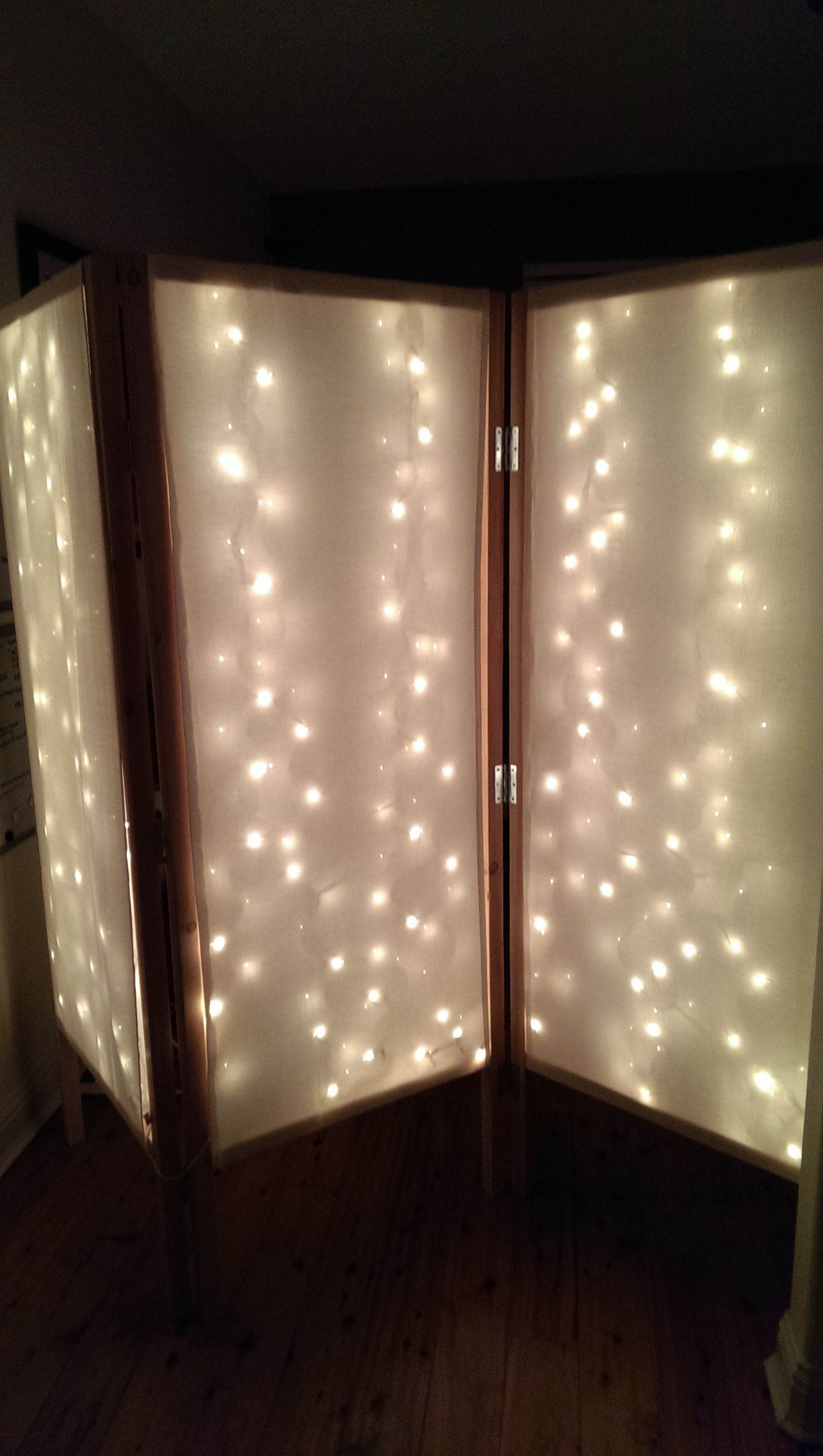 Lighted Room Divider/Privacy Screen : 7 Steps (with Pictures ...