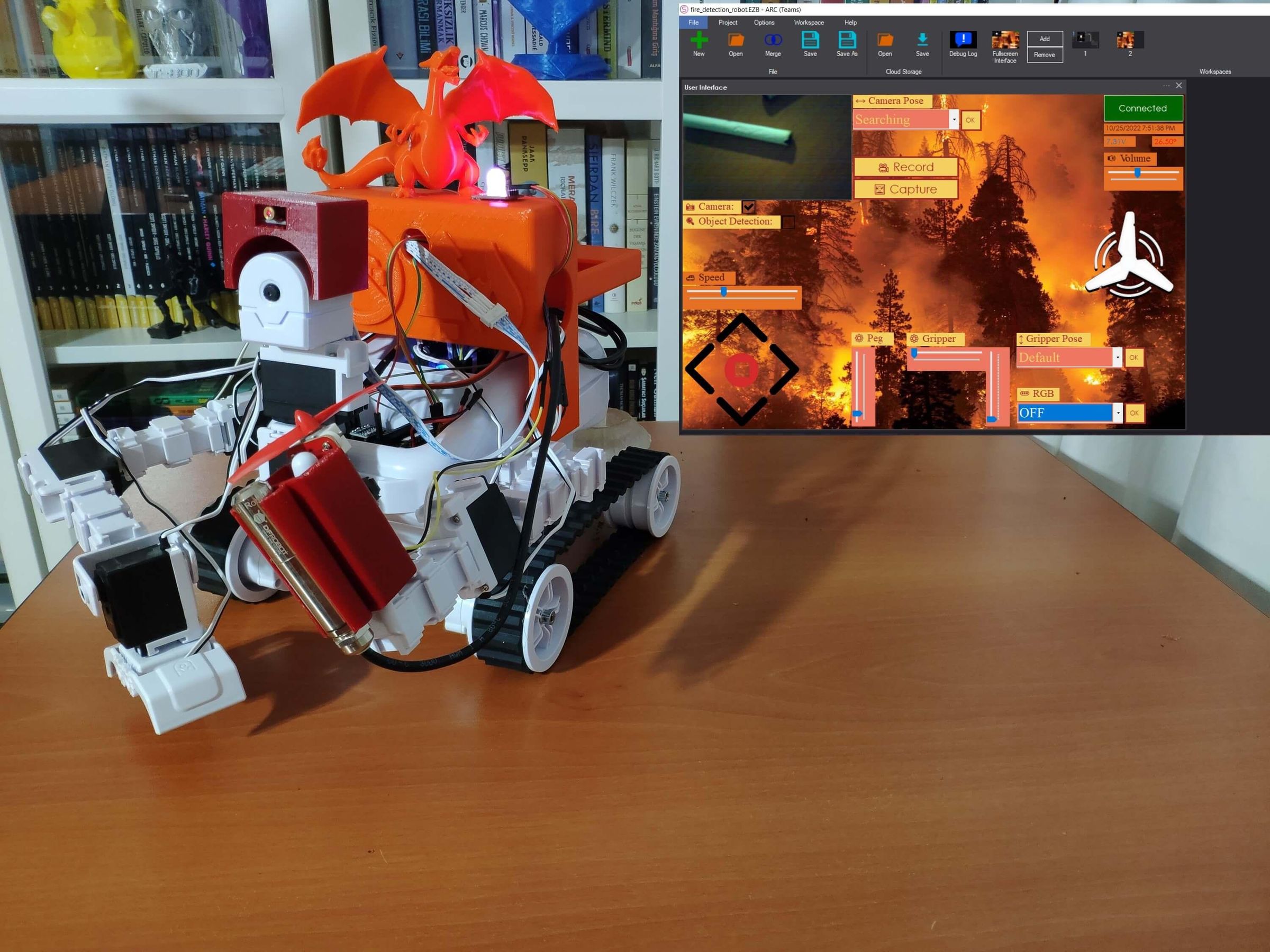 AI-driven Forest Fire Prevention Robot W/ SMS & EZ-Robot : 13 Steps ...