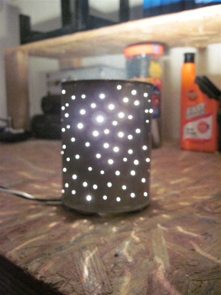 Star Lamp From Coffee Can : 5 Steps - Instructables