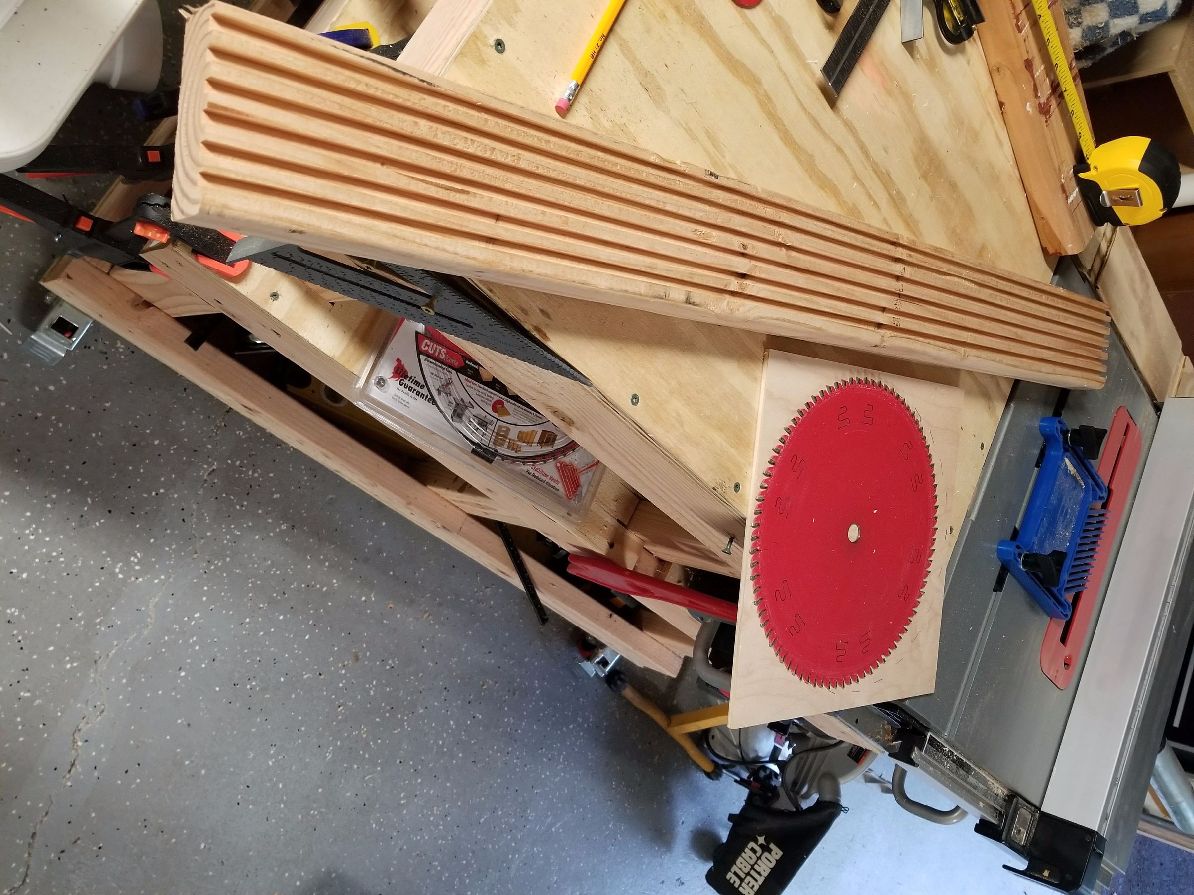 Table Saw Bench Saw Blade Storage : 8 Steps (with Pictures) - Instructables