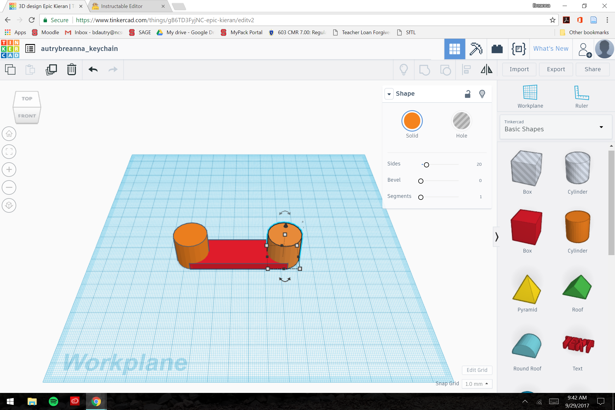 How to Use TinkerCad: Keychain Edition : 7 Steps (with Pictures ...