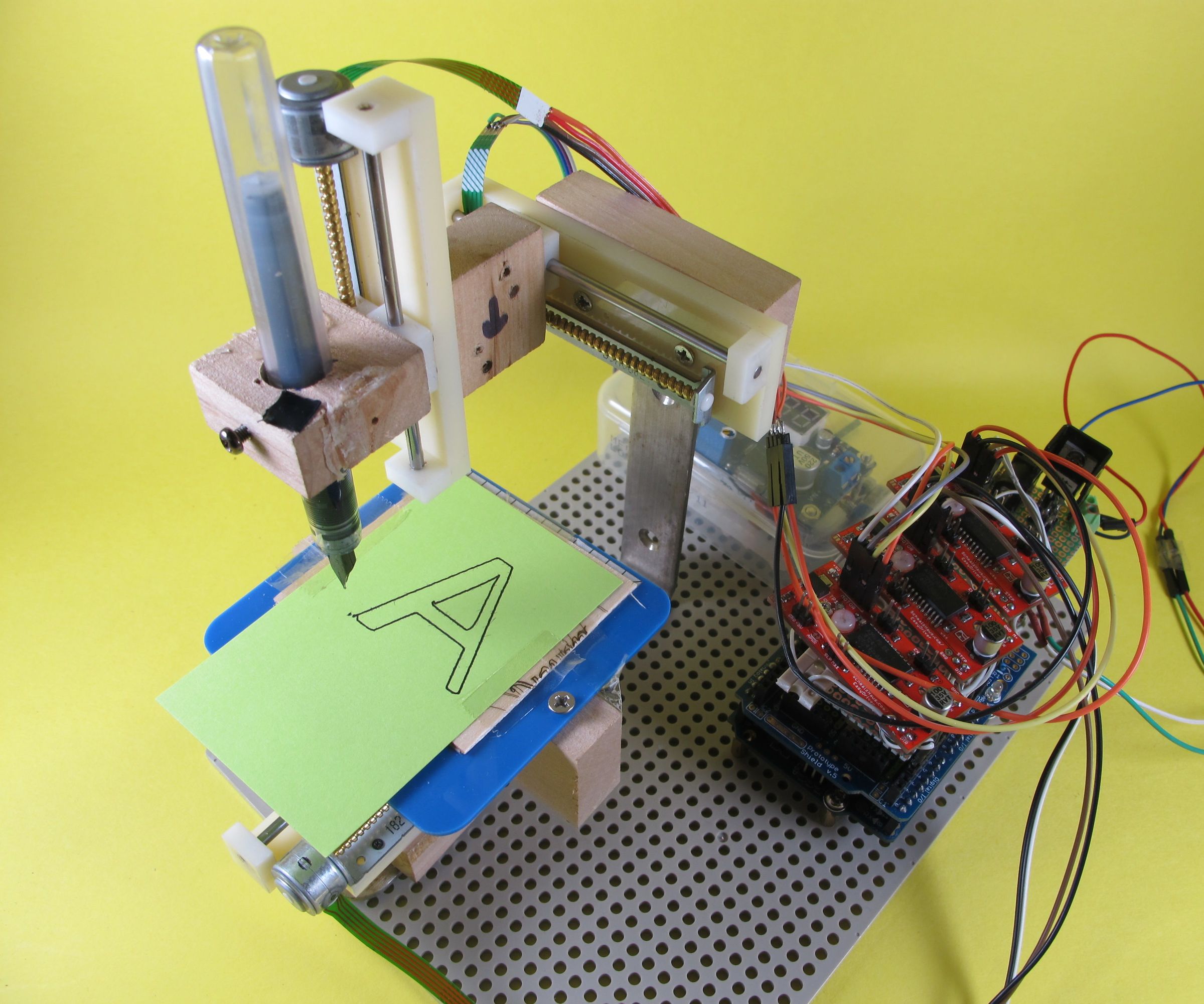 Arduino 3-axis Mini Lazer Paper-Cutter (plotter) : 5 Steps (with ...
