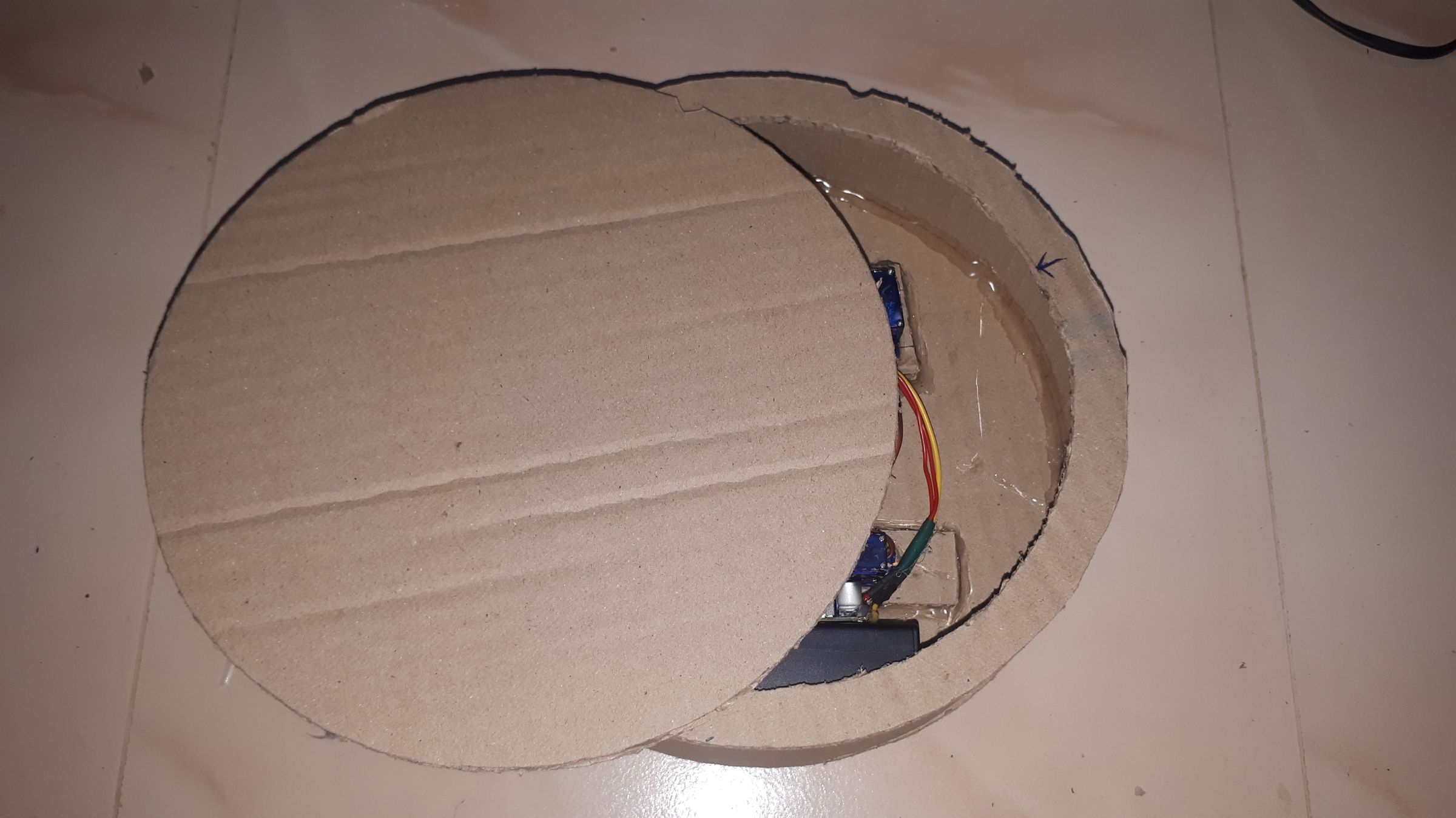 Cardboard Animatronic Smiley With BT App : 22 Steps (with Pictures ...