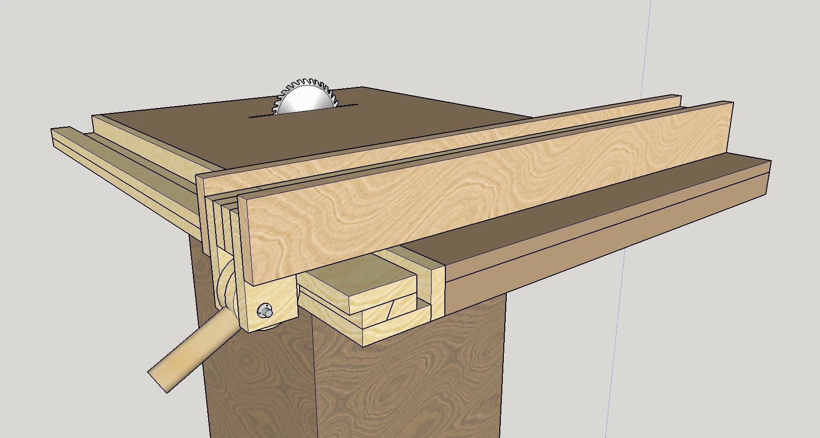 Homemade Table Saw Fence System | Easy Simple New Style : 25 Steps ...