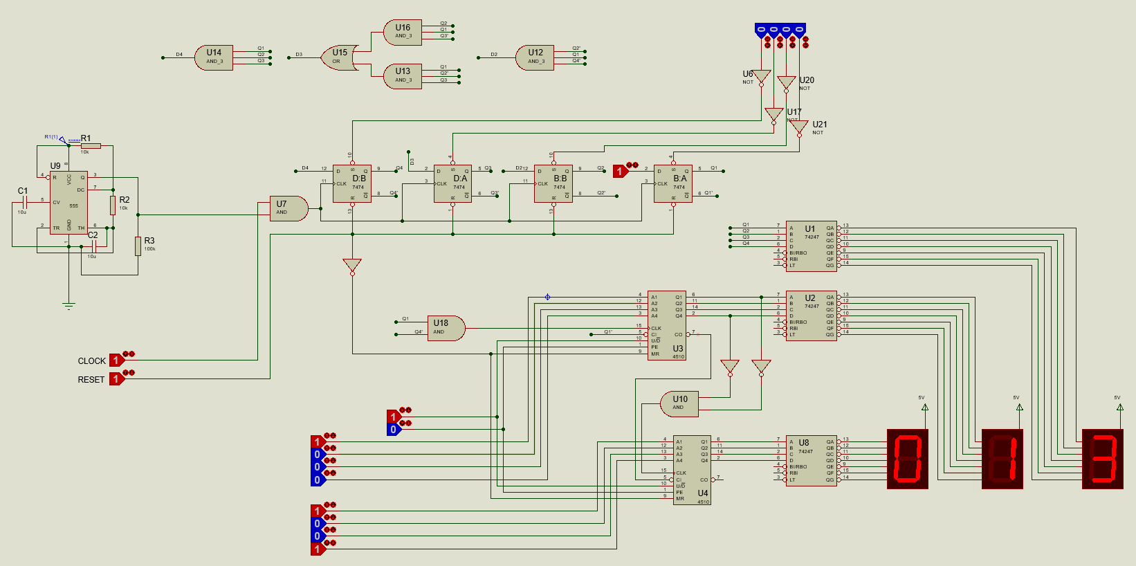 3-Digit Odd Counter Using D-FLip Flops IC's, Digital Logic Design Project : 5 Steps - Instructables