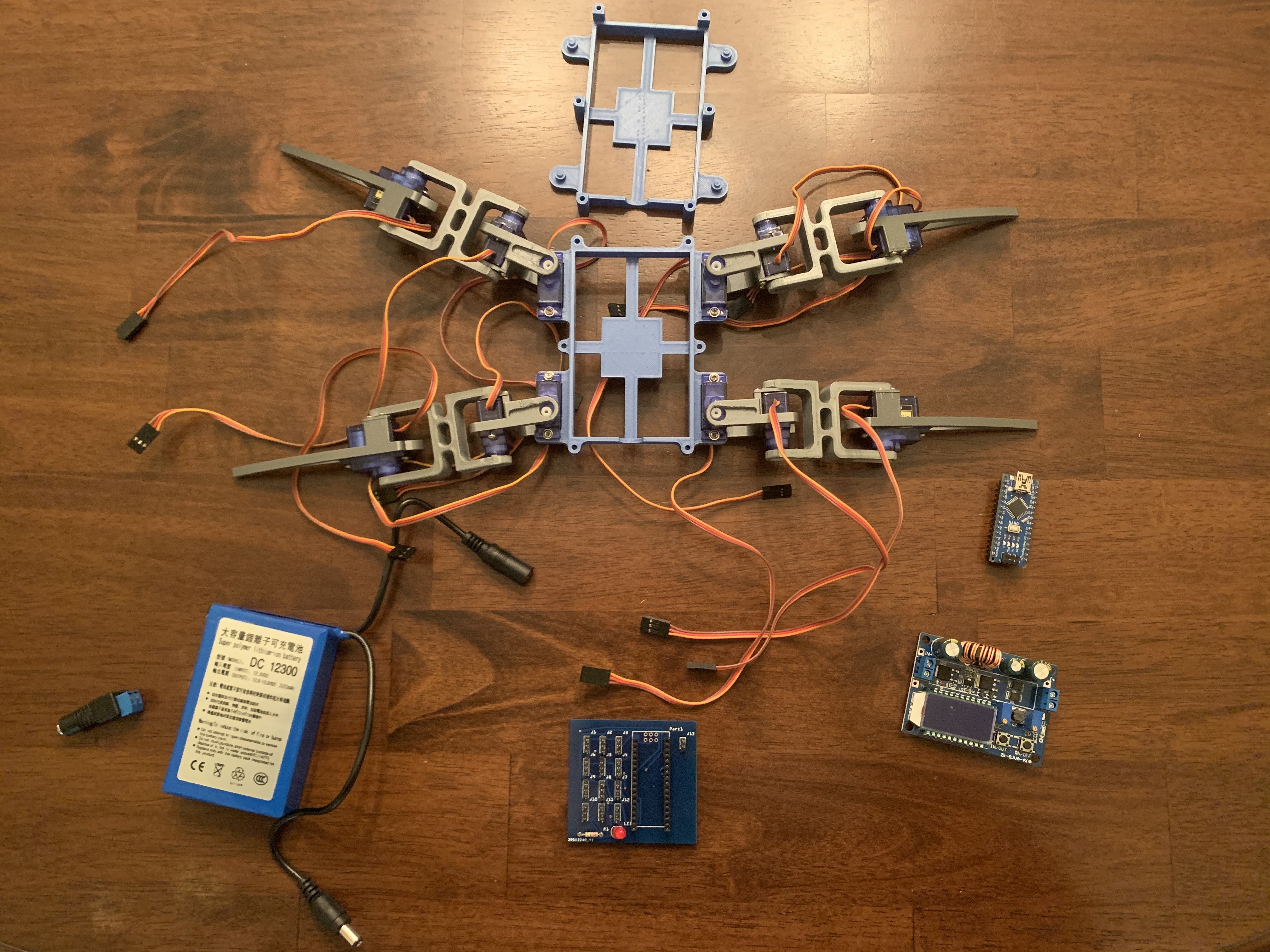 Quadruped Spider Robot - GC_MK1 : 8 Steps (with Pictures) - Instructables