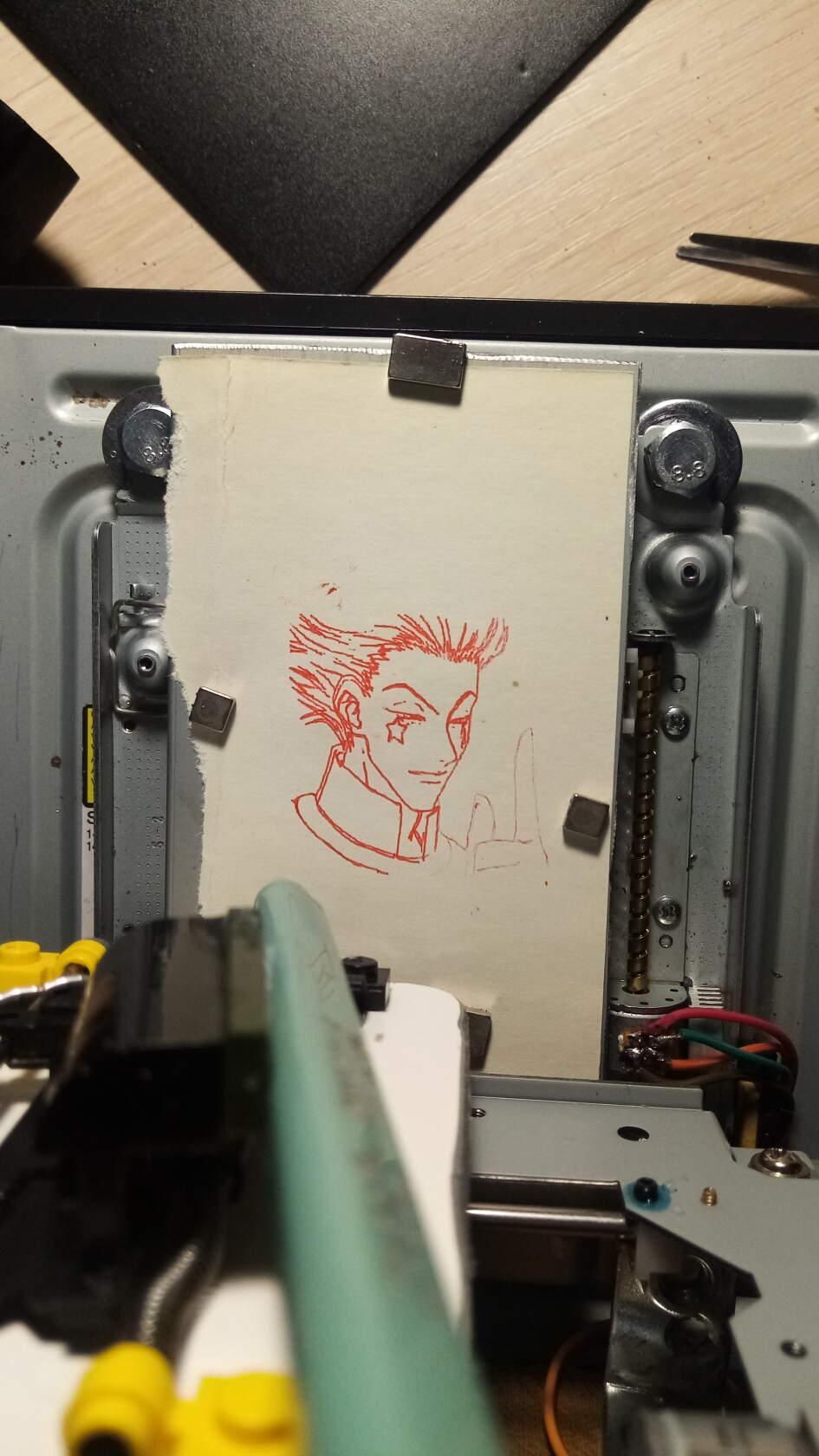 How to Make Mini CNC 2D Plotter Using Scrap DVD Drive, L293d Motor ...