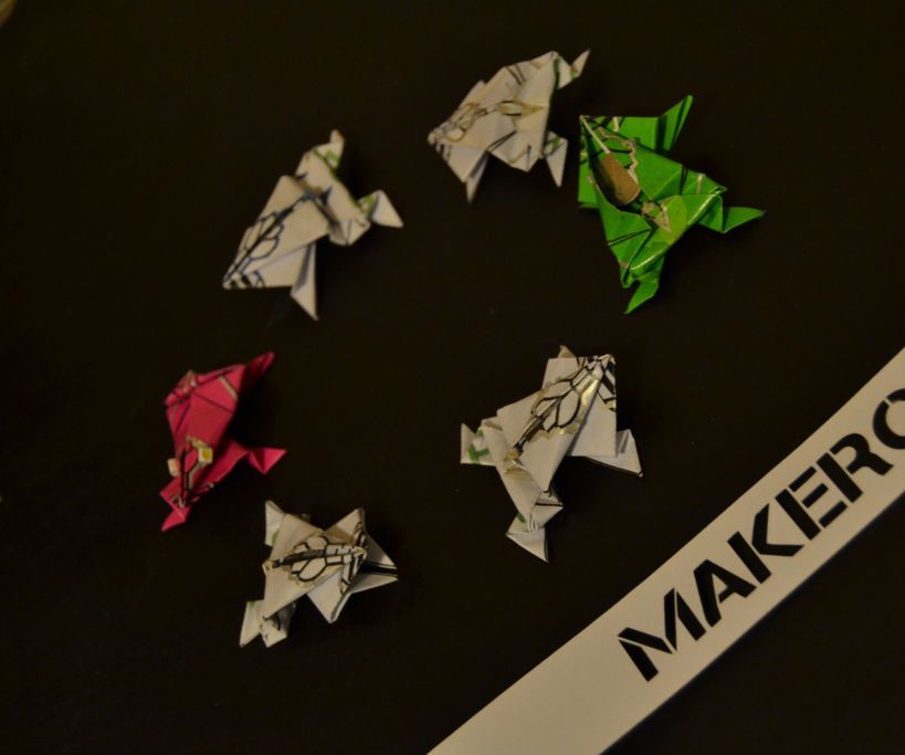 Electronic Paper Creatures - EOrigami : 5 Steps - Instructables