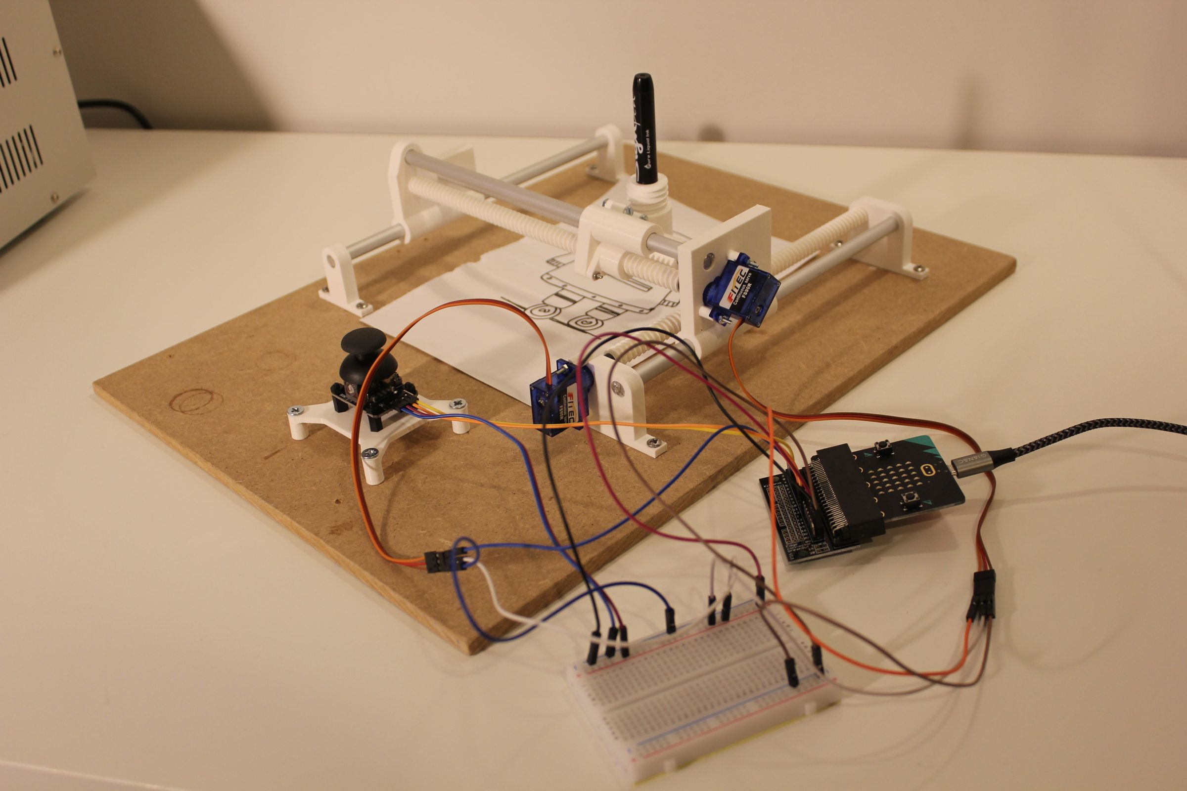 Almost Entirely 3D-printed Pen Plotter : 5 Steps (with Pictures ...