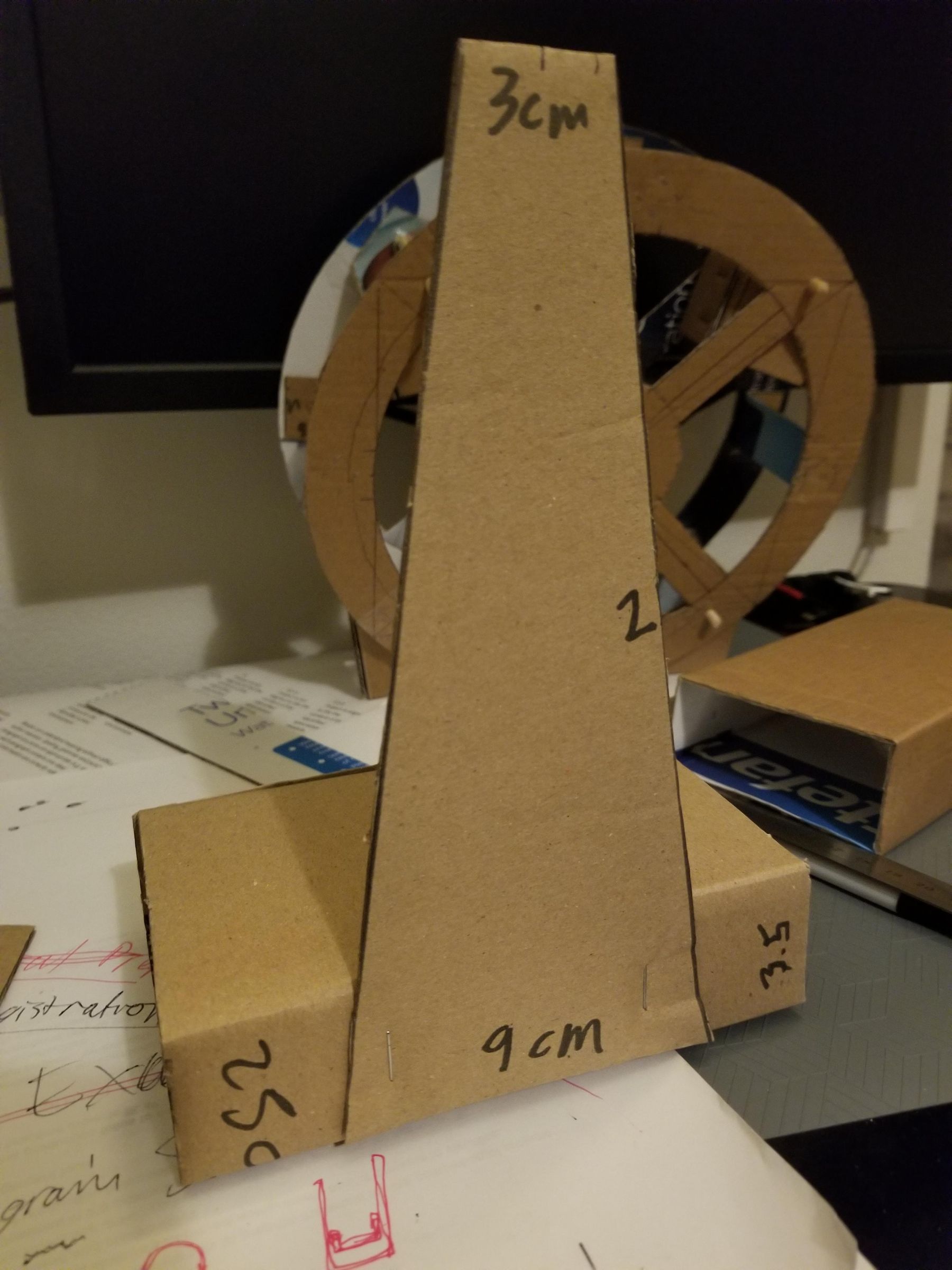 Cardboard Ferris Wheel - Learning From Home Project : 21 Steps (with ...