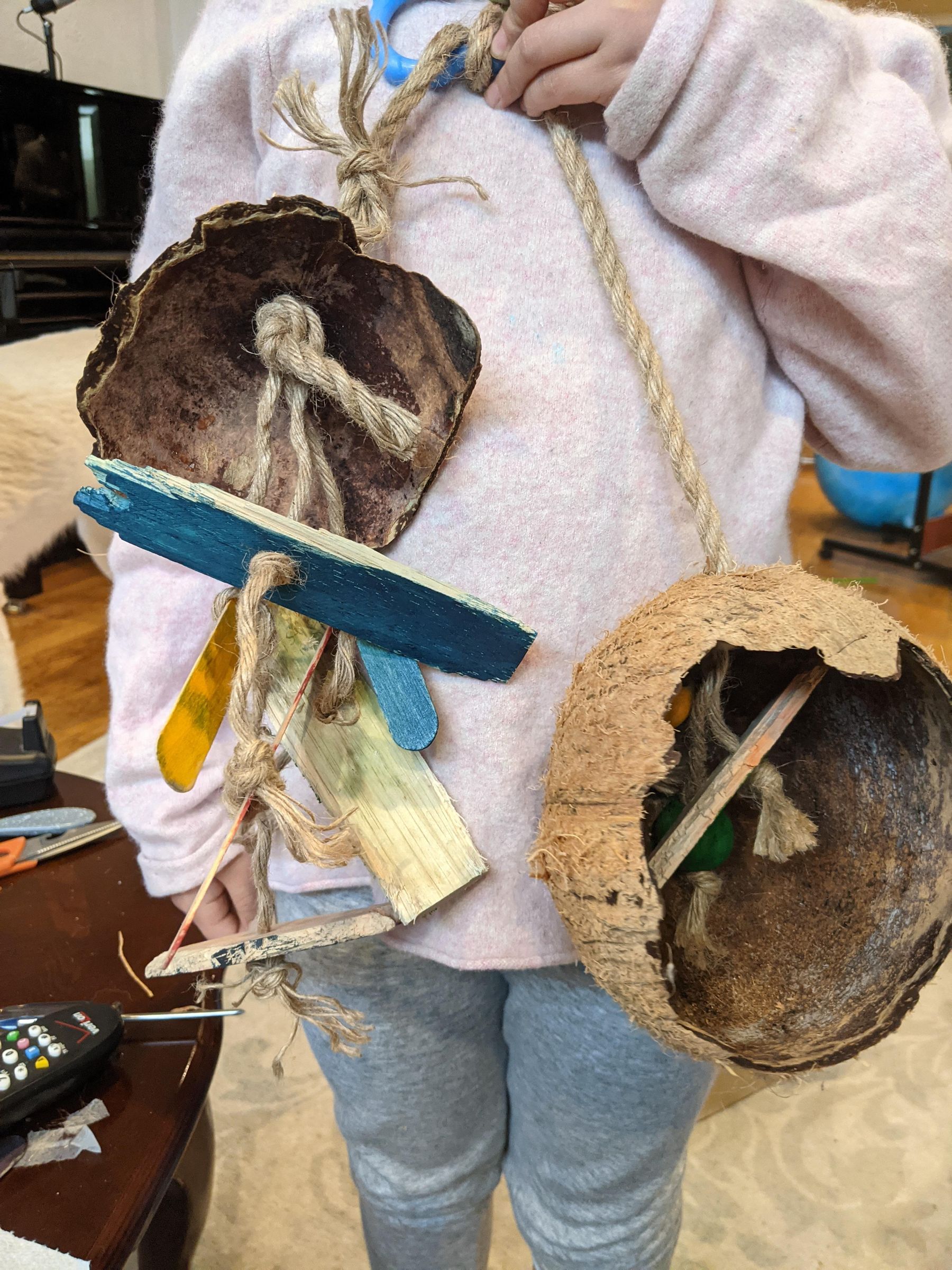 Coconut Bird Toy : 5 Steps - Instructables