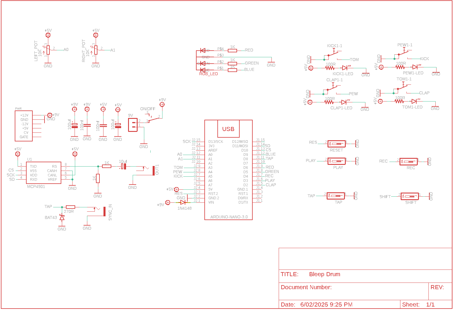 Bleep Drum Synth - Powered by Arduino : 7 Steps (with Pictures ...