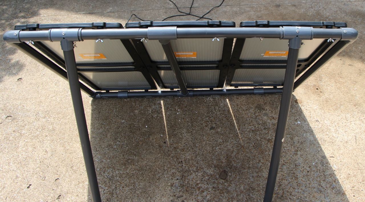 Assembling My Harbor Freight 45 Watt Solar Panel Kit - No Tools Needed ...