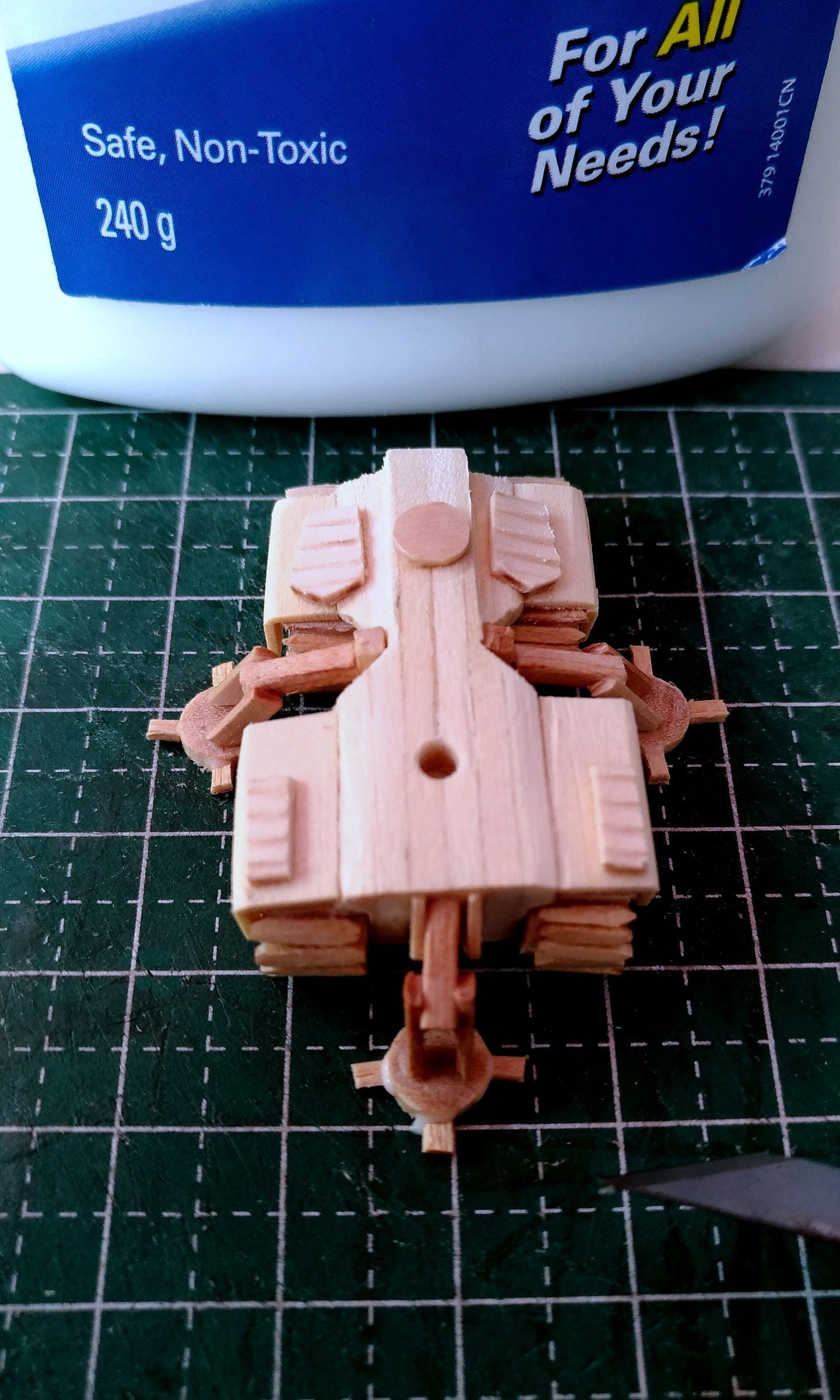 Starcraft 1 Terran Siege Tank Mini Popsicle Stick Model : 5 Steps (with ...