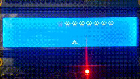Arduino Powered Space Invaders Like Game On 1602 Lcd Character Display Aka Lcd Invaders 7