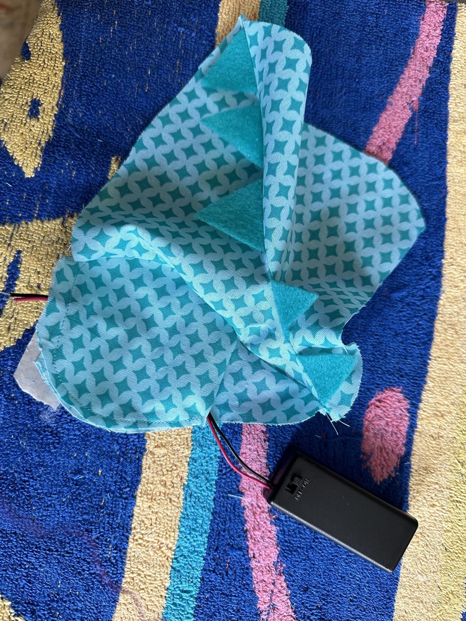 Soft-sensor-saurus | an E-textile Soft Sensor Soft Toy With LED Light ...